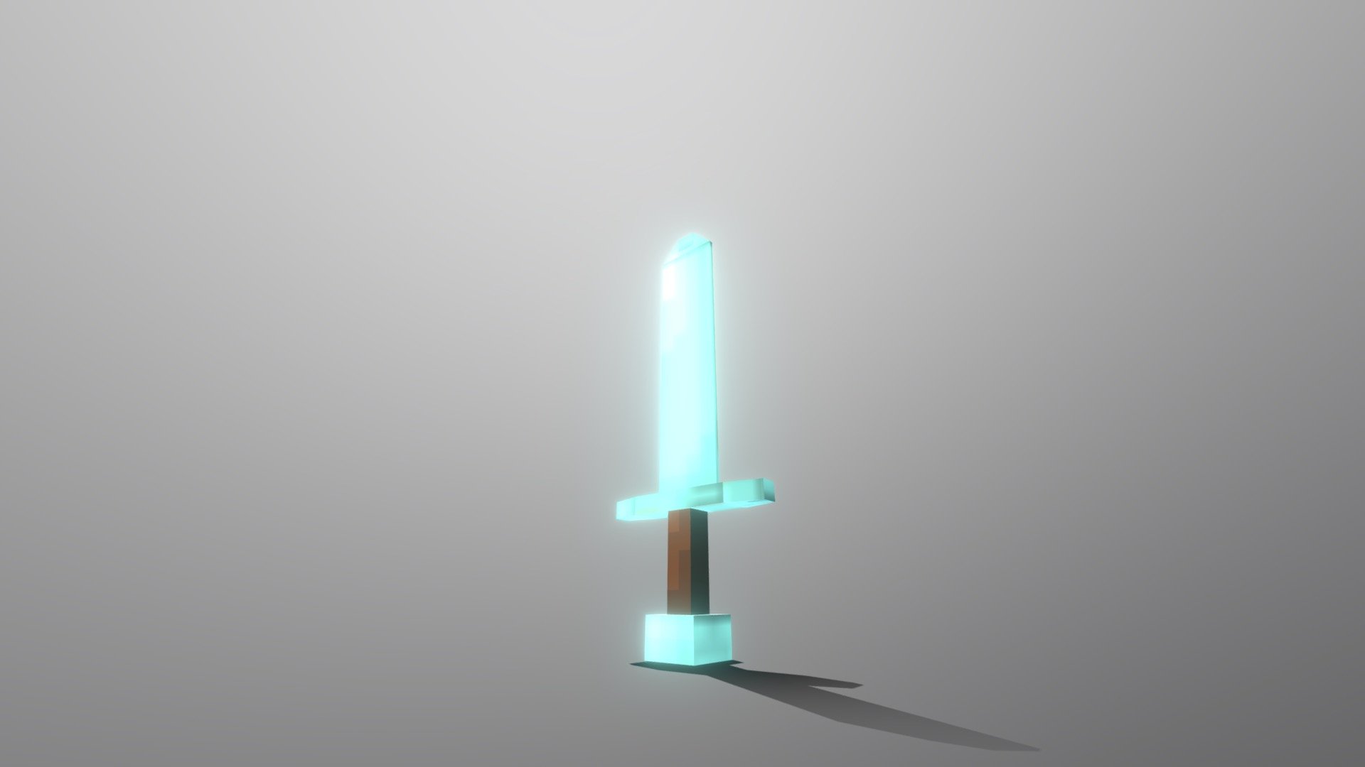 Custom Minecraft Diamond Sword - Download Free 3D model by cazozozop ...