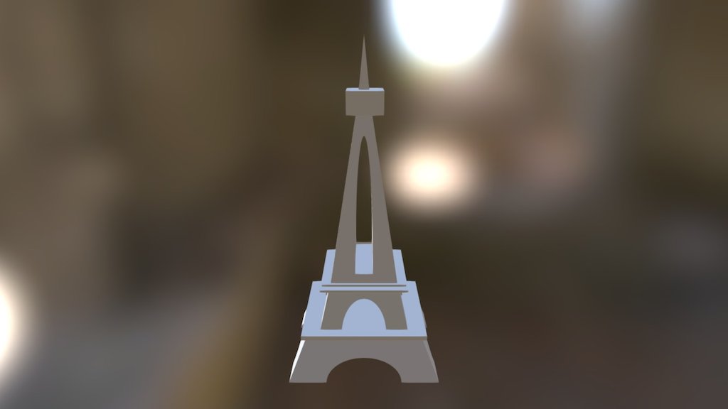 eiffel tower 2 - 3D model by pixelacademy [f3eaf82] - Sketchfab