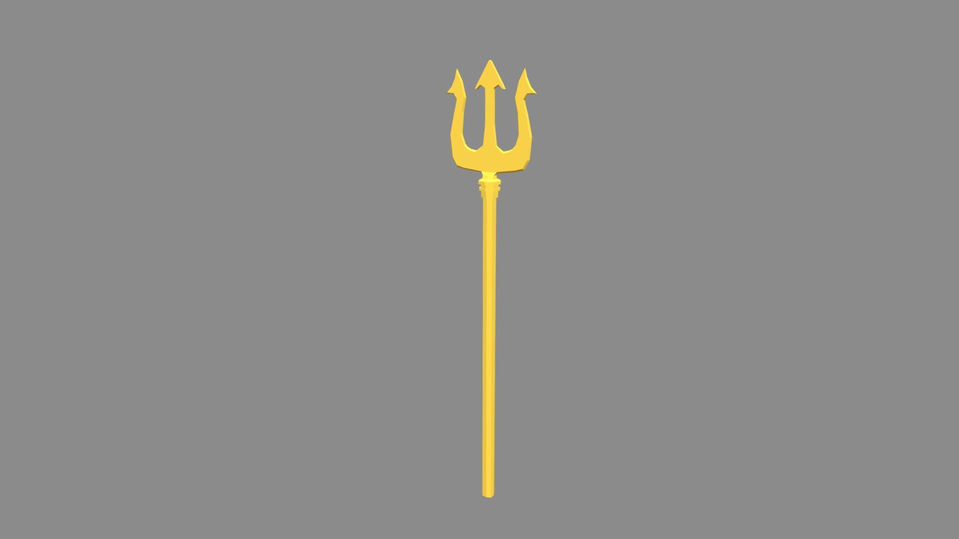 Low Poly Cartoon Trident - Buy Royalty Free 3D model by chroma3d ...