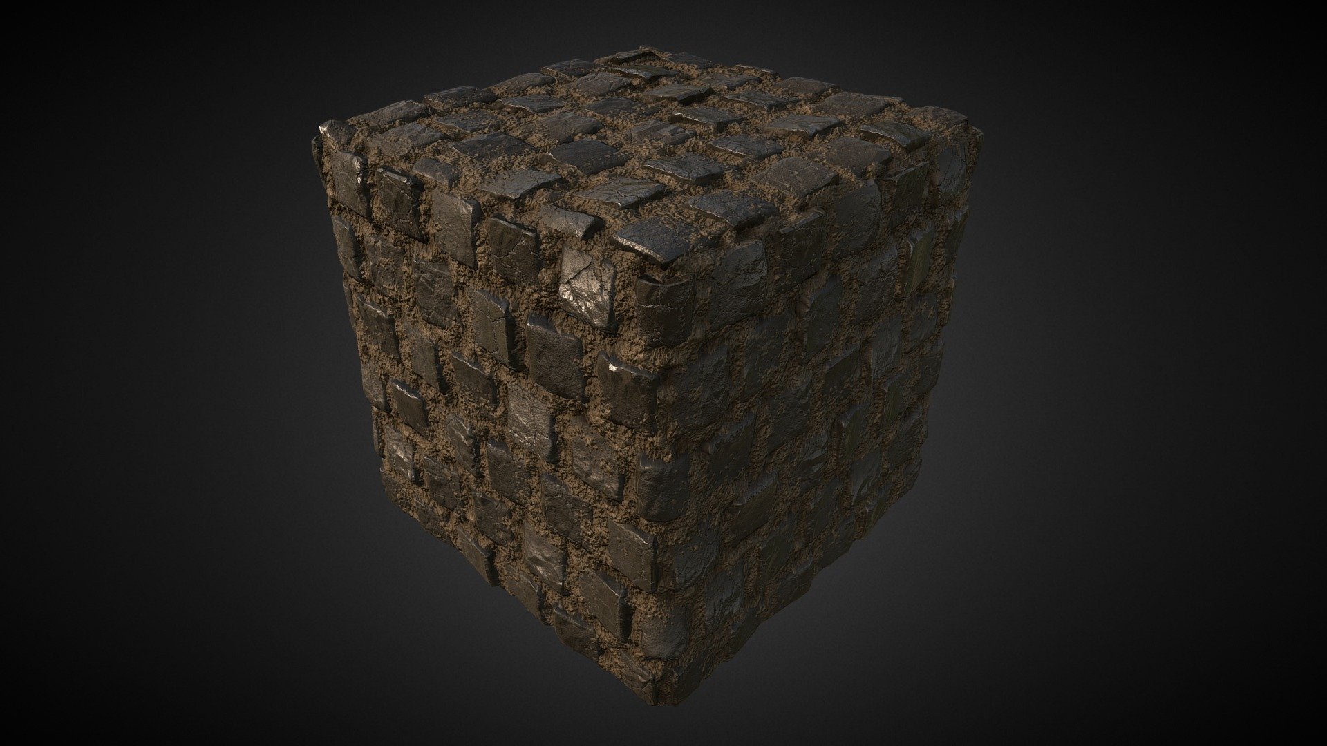 Substance Designer Coddlestone / Pavement - 3D model by Erwan Davisseau ...
