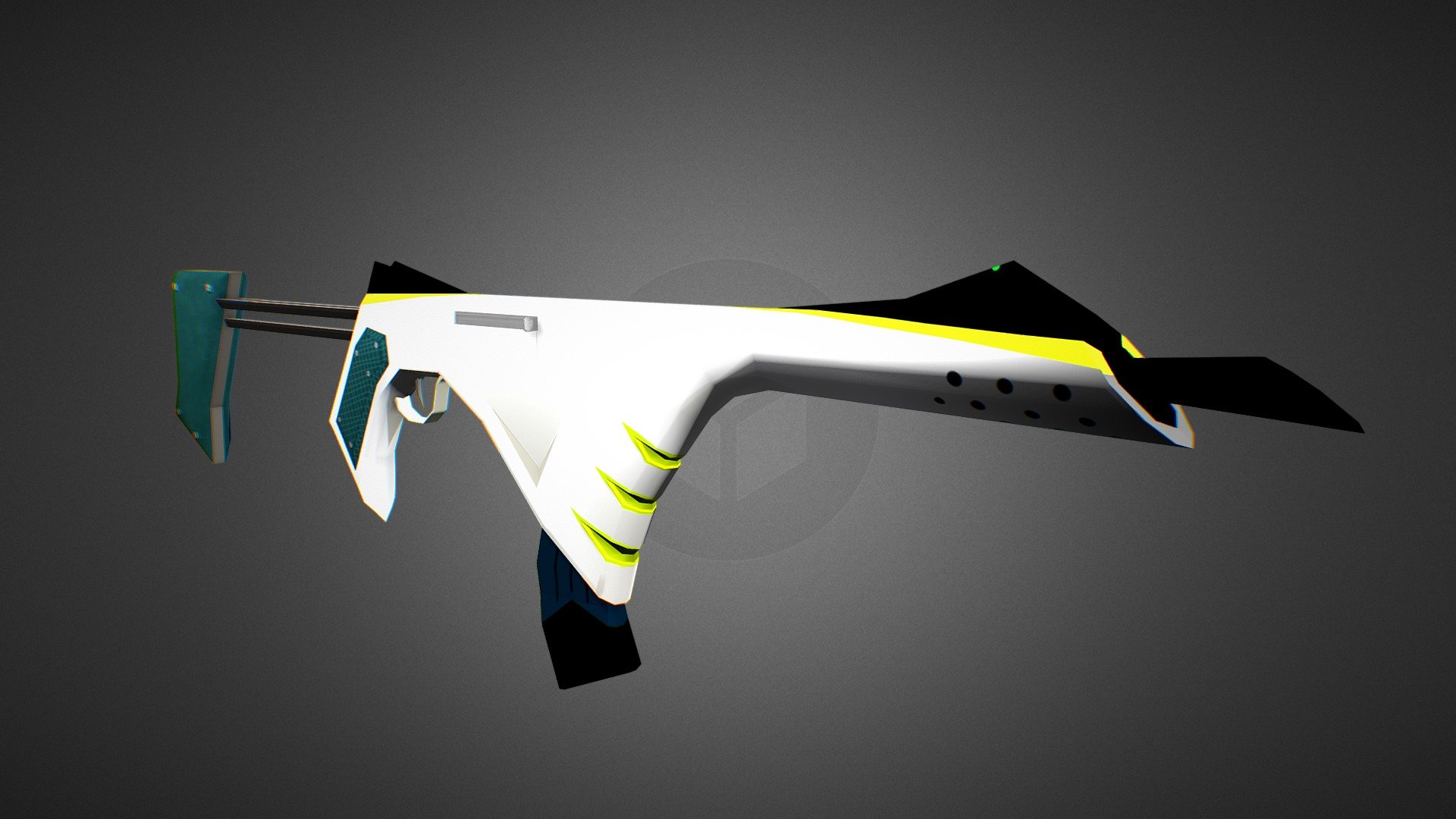 Low Poly Prop Gun - 3D model by wolfmartens [f3f0af2] - Sketchfab