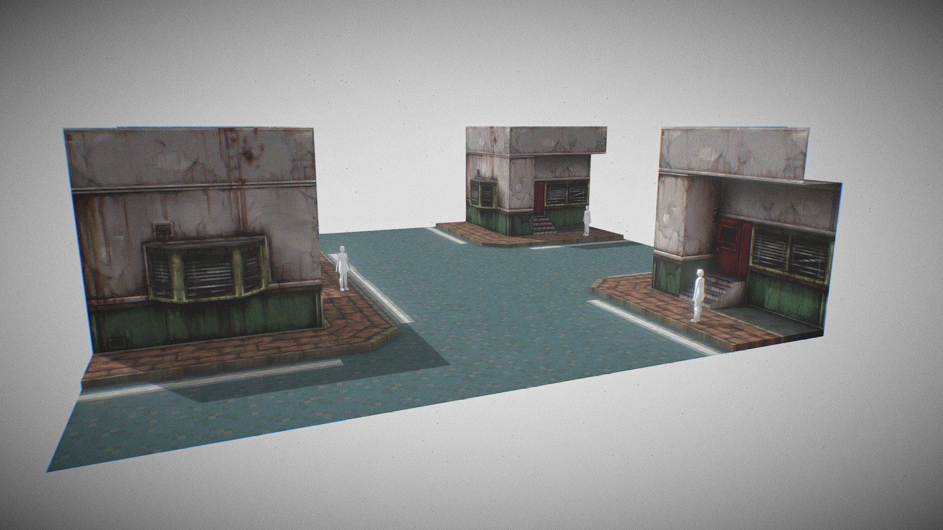 Silent Hill 1 Meshes - Silent Hill Early Test - Download Free 3D model ...