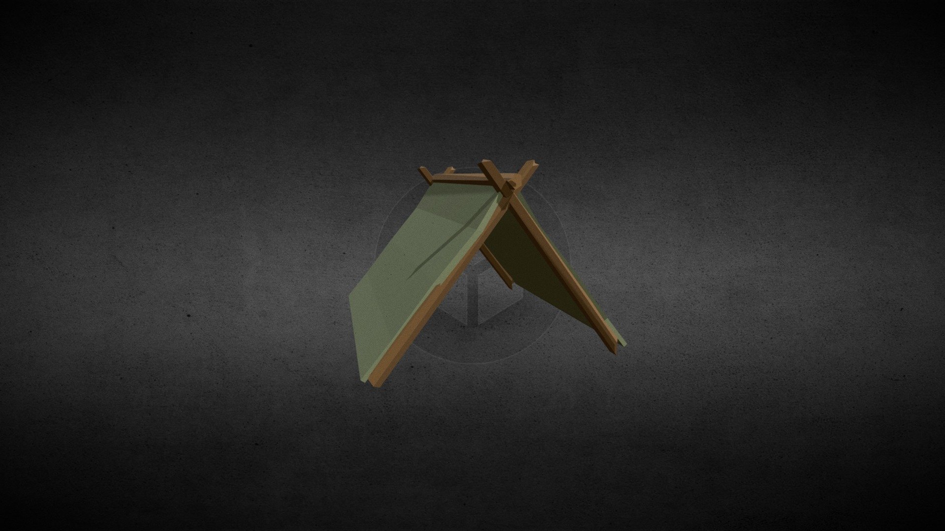 Low-poly Survival Tent - Download Free 3D model by simonaskLDE [f3f5283 ...