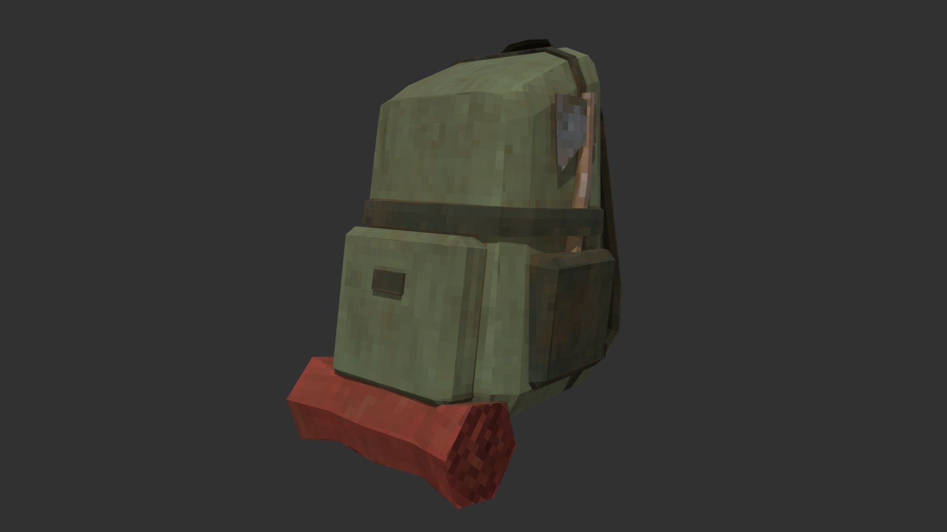 Post Apoc Backpack - Low Poly - 3D model by JakobWoods [f3f61bb ...