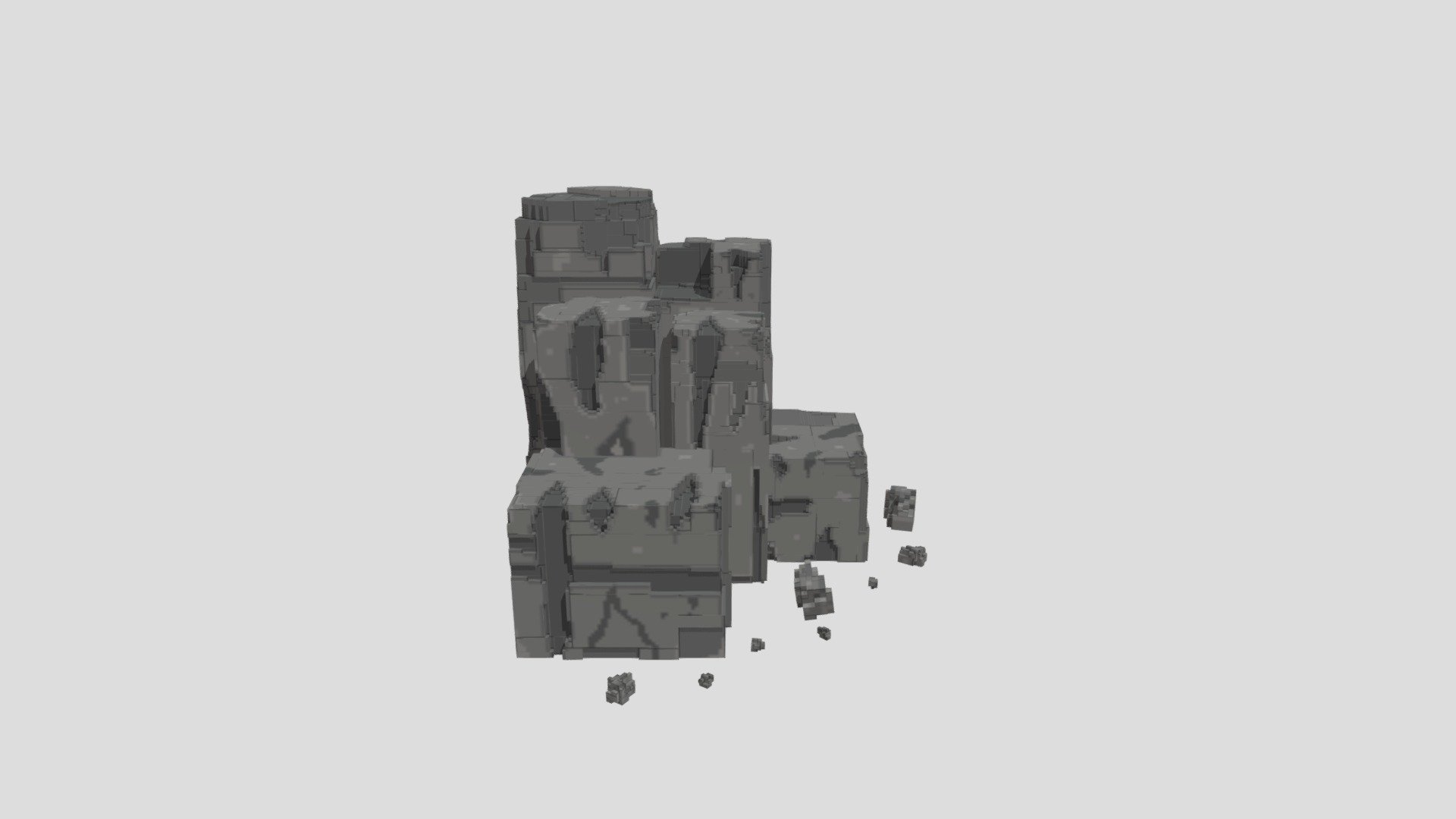Stone - 3D model by matvoxel (@matinmirhashemi775519) [f3f8613] - Sketchfab