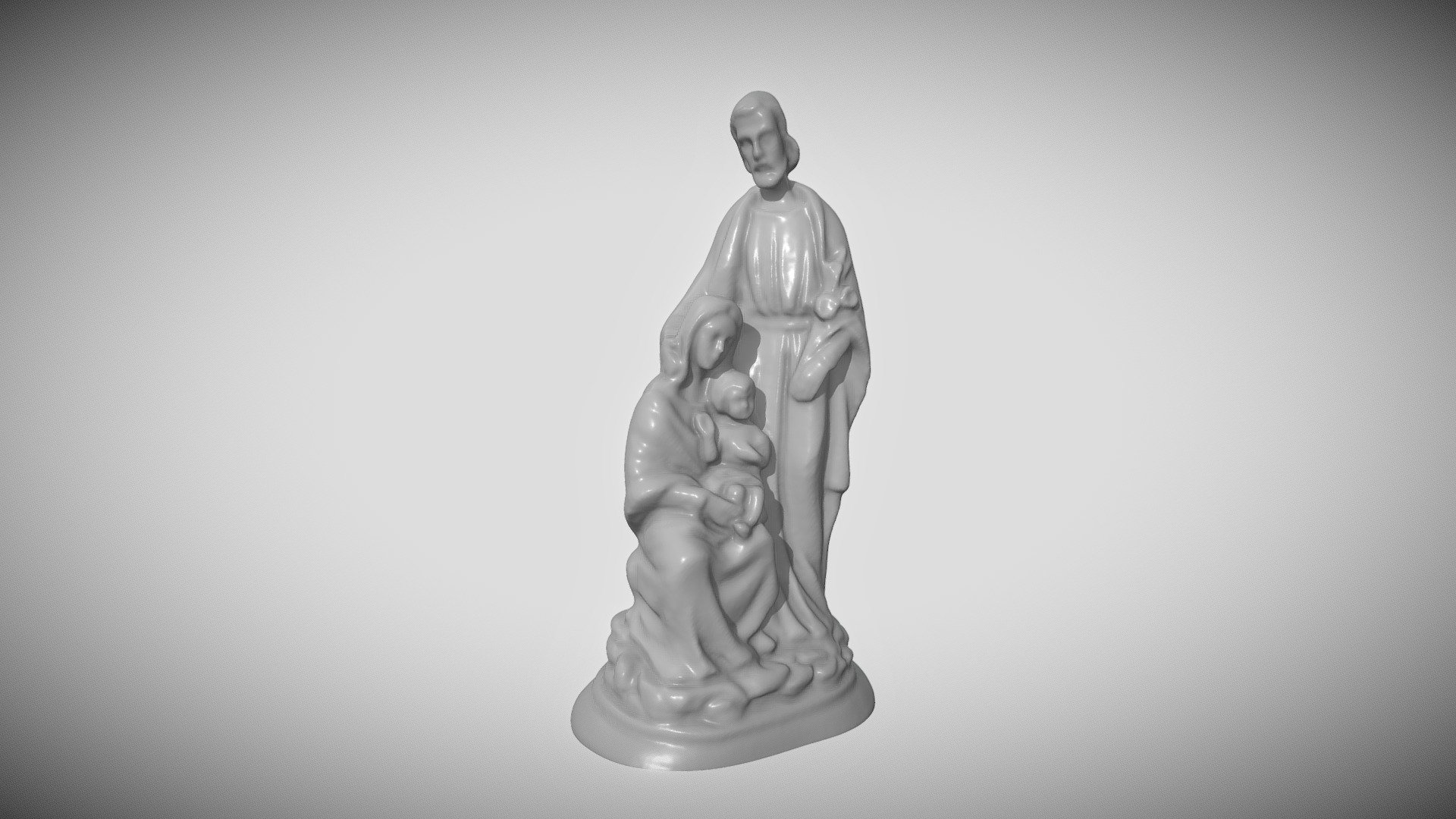Holy Family Sculpture by revopoint pop - 3D model by nicolausadi ...