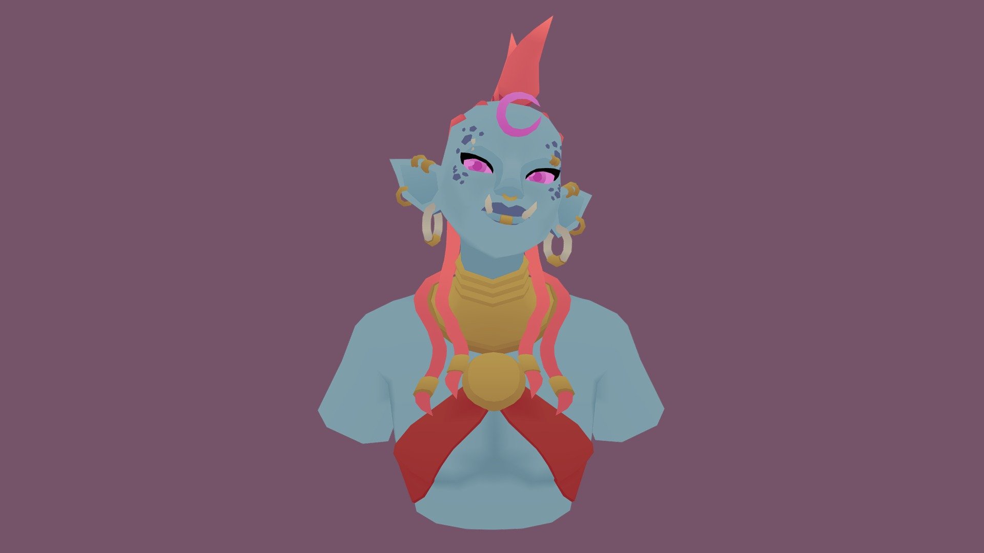 Zandalari Troll Bust - 3D model by klautier [f3f9f70] - Sketchfab