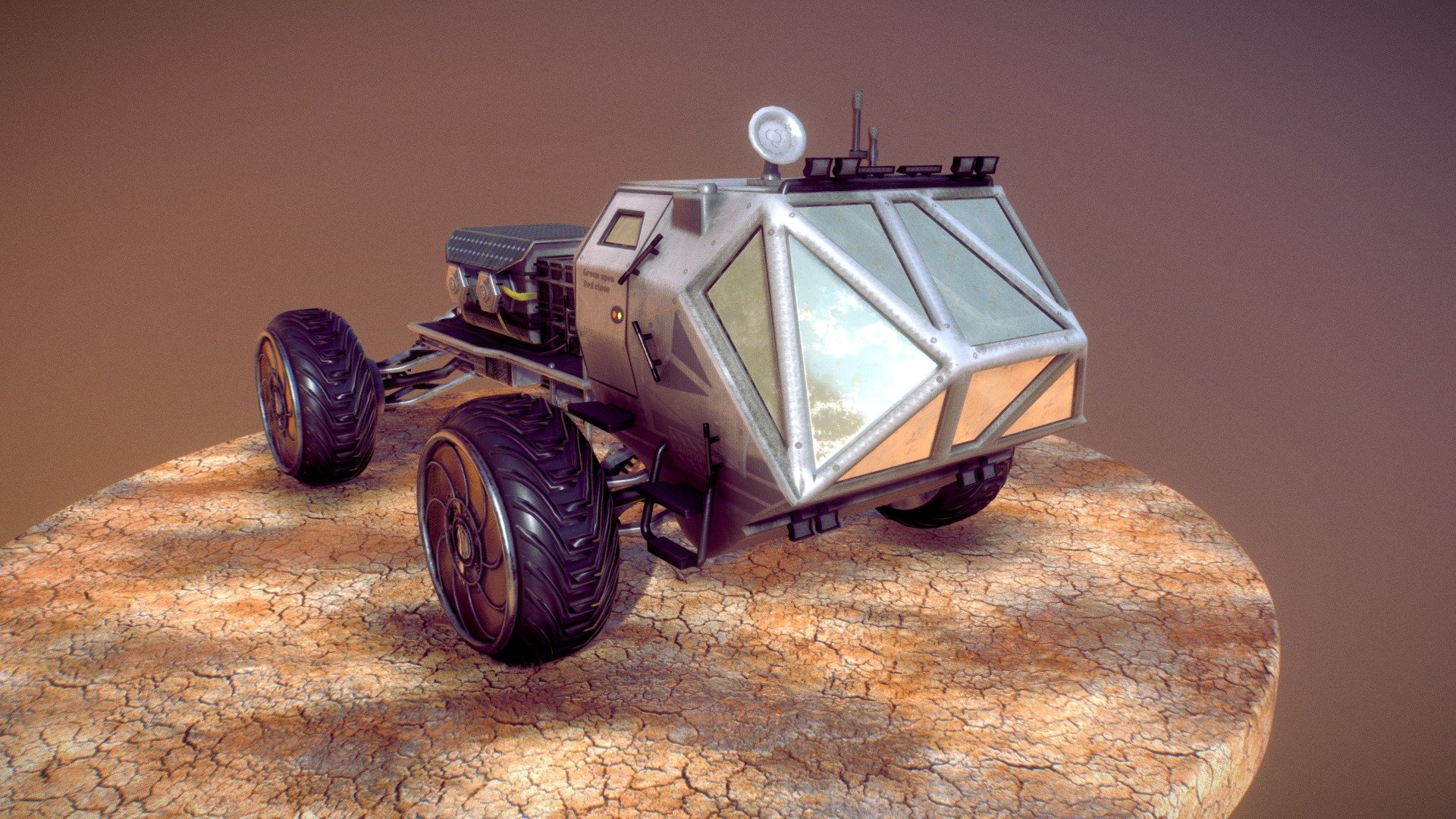 Mars Rover - 3D model by FrodaJan [f3fa0e0] - Sketchfab