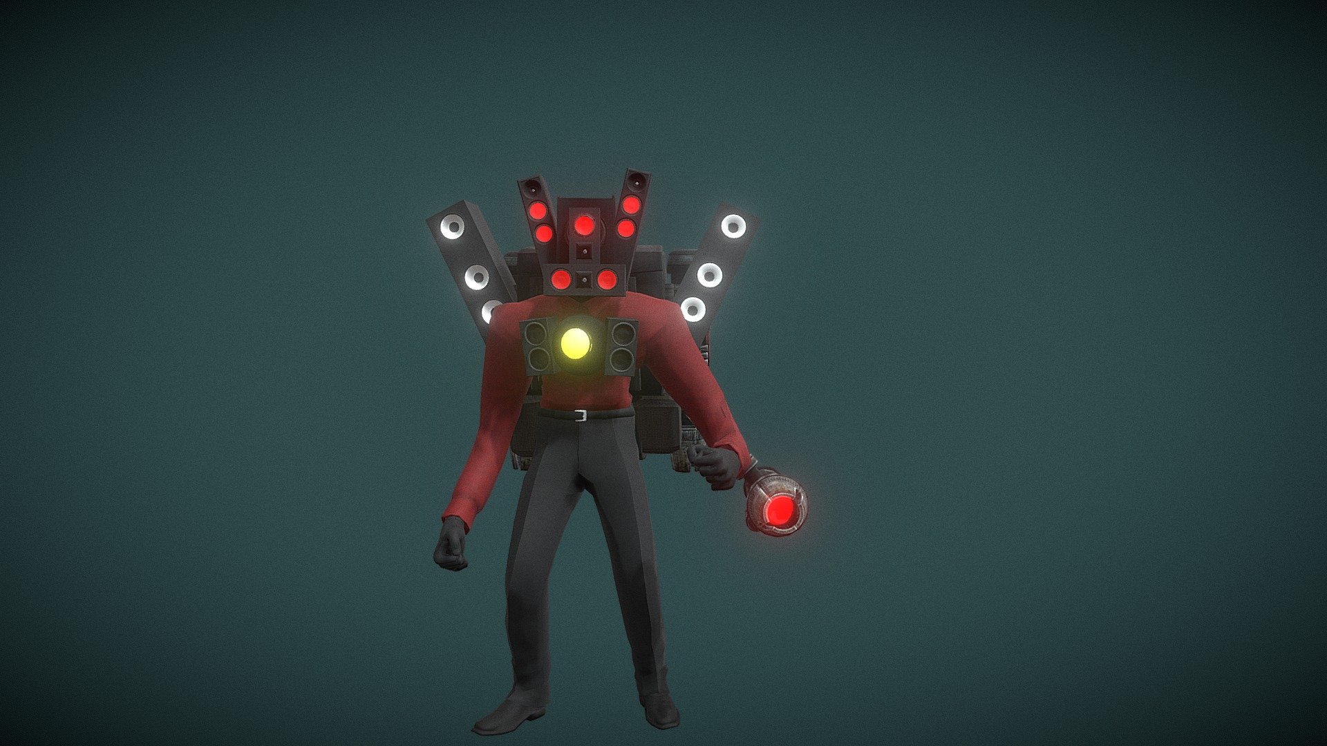Infected Titan speakerman - Download Free 3D model by EMPEROR-MARK ...