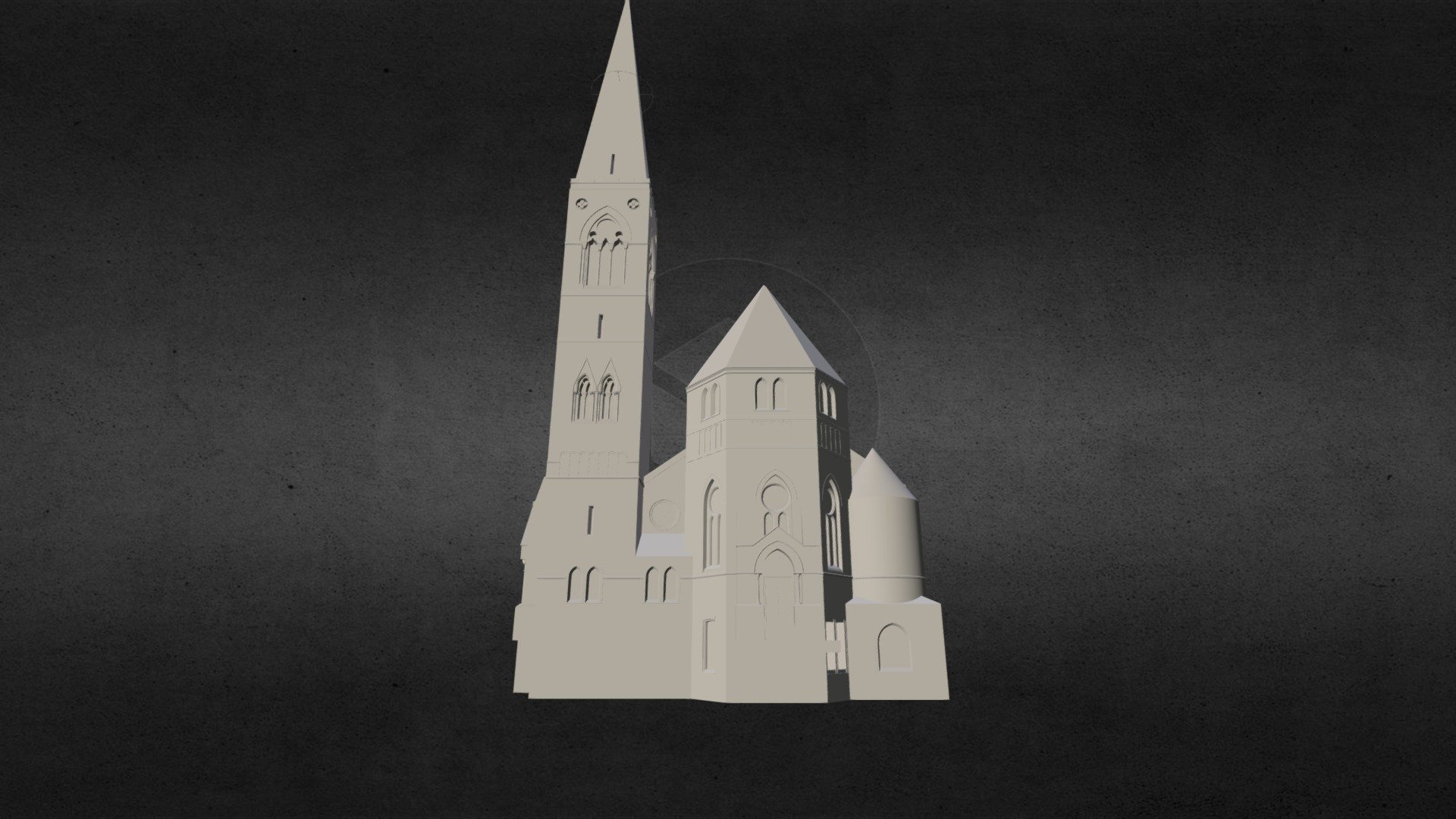 Oran Mor Church Model-3D View-{3D} - 3D model by kmn [f3fd111] - Sketchfab