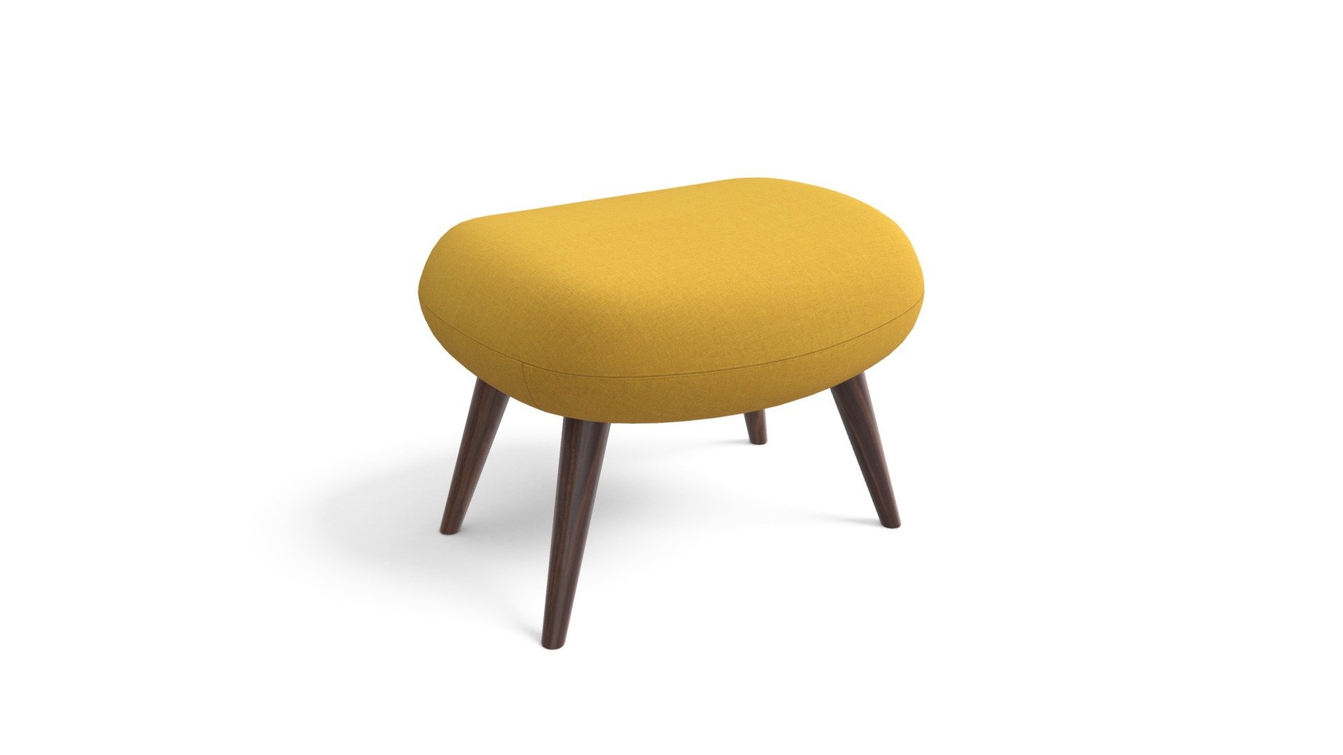 Moby Footstool, Yolk Yellow - Download Free 3D model by MADE.COM (@made ...