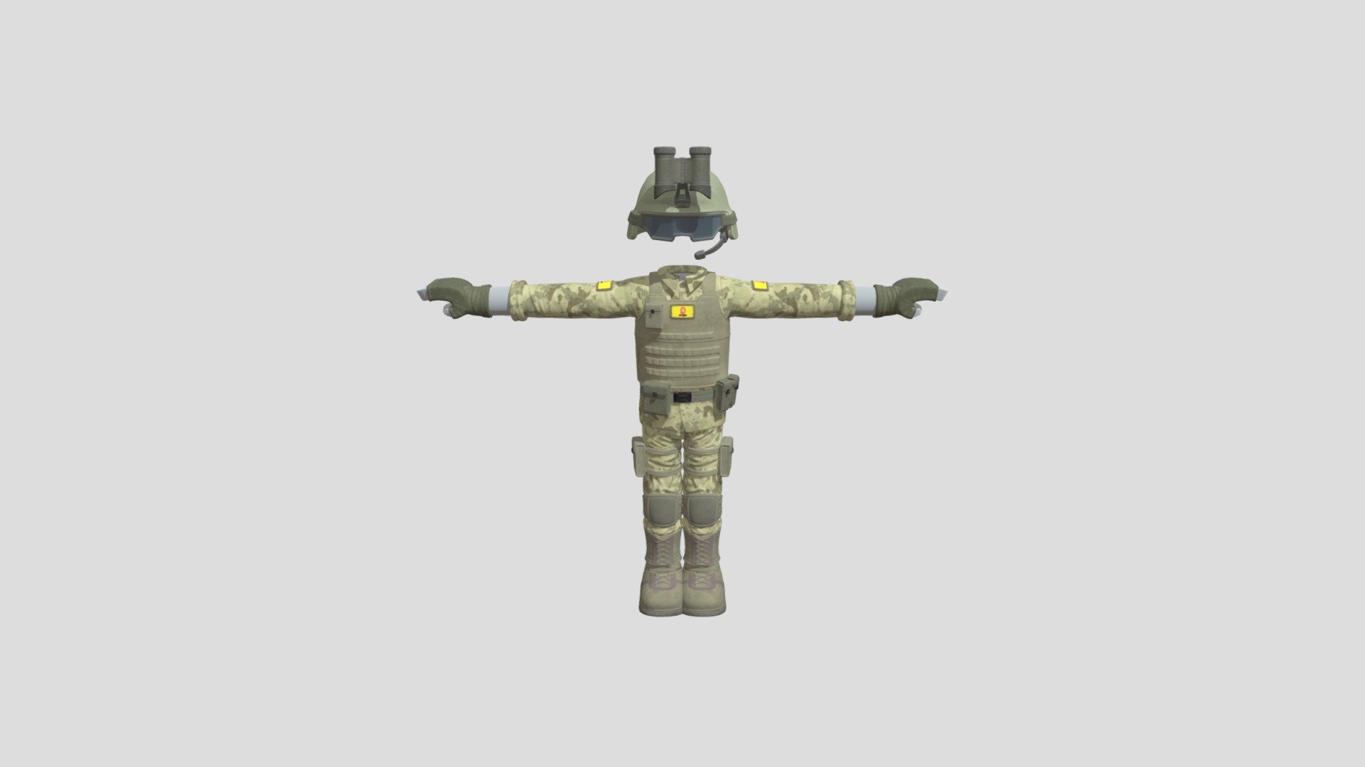 Project Playtime | Soldier Skin - Download Free 3D model by Xoffly ...