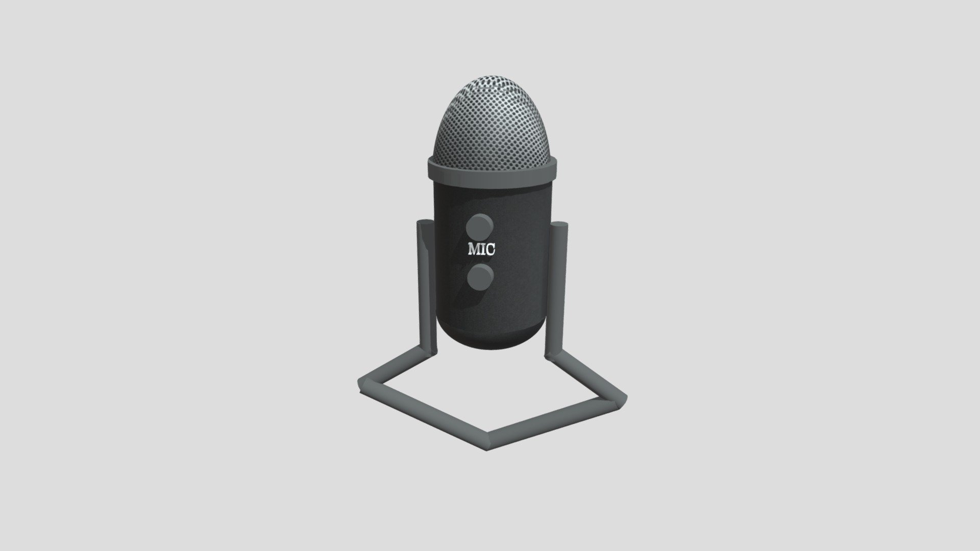 Microphone - 3D model by diahfitri [f3ff273] - Sketchfab