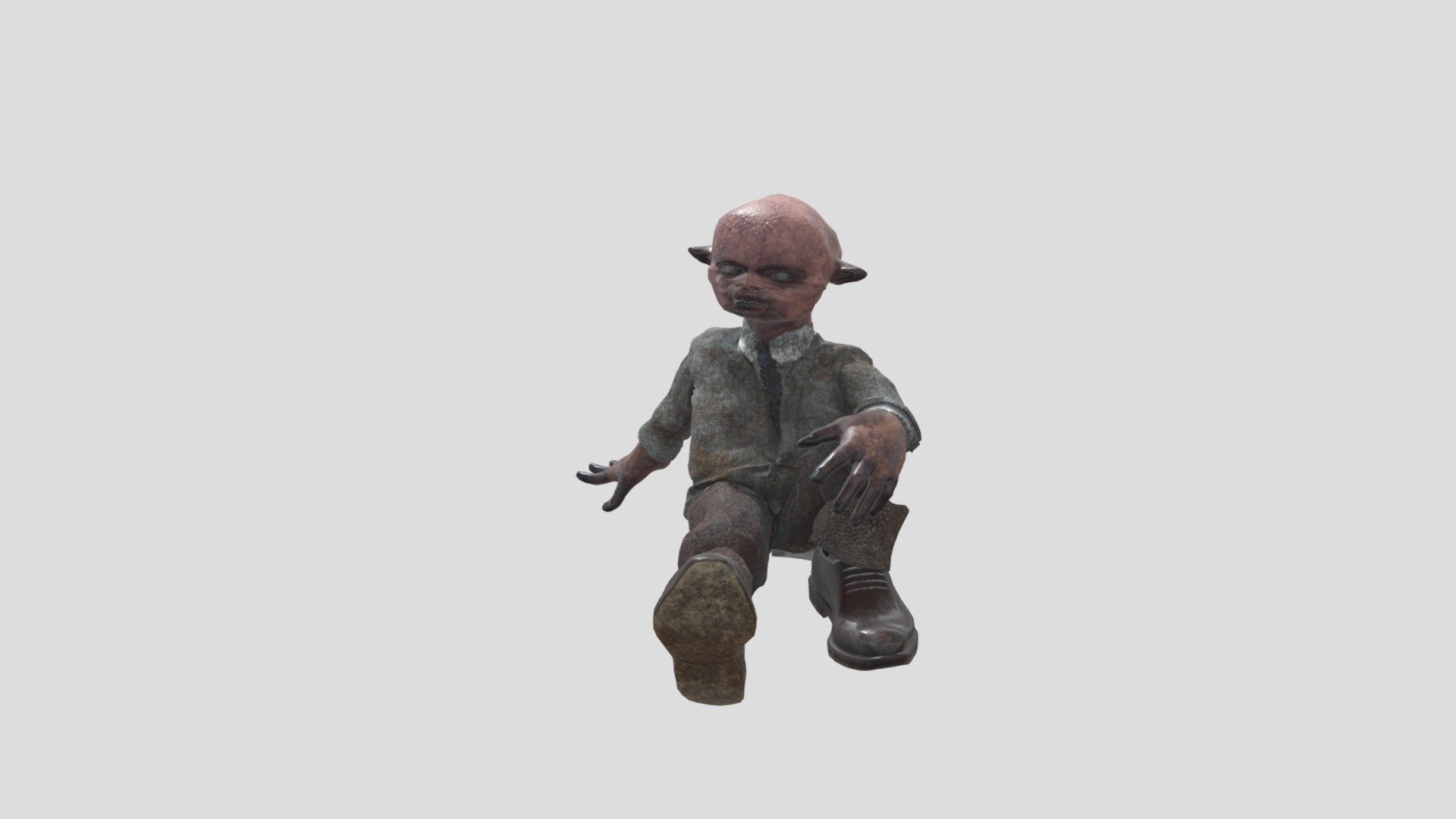 Weird Zombie Character - 3D model by Khiivala [f3ff4be] - Sketchfab
