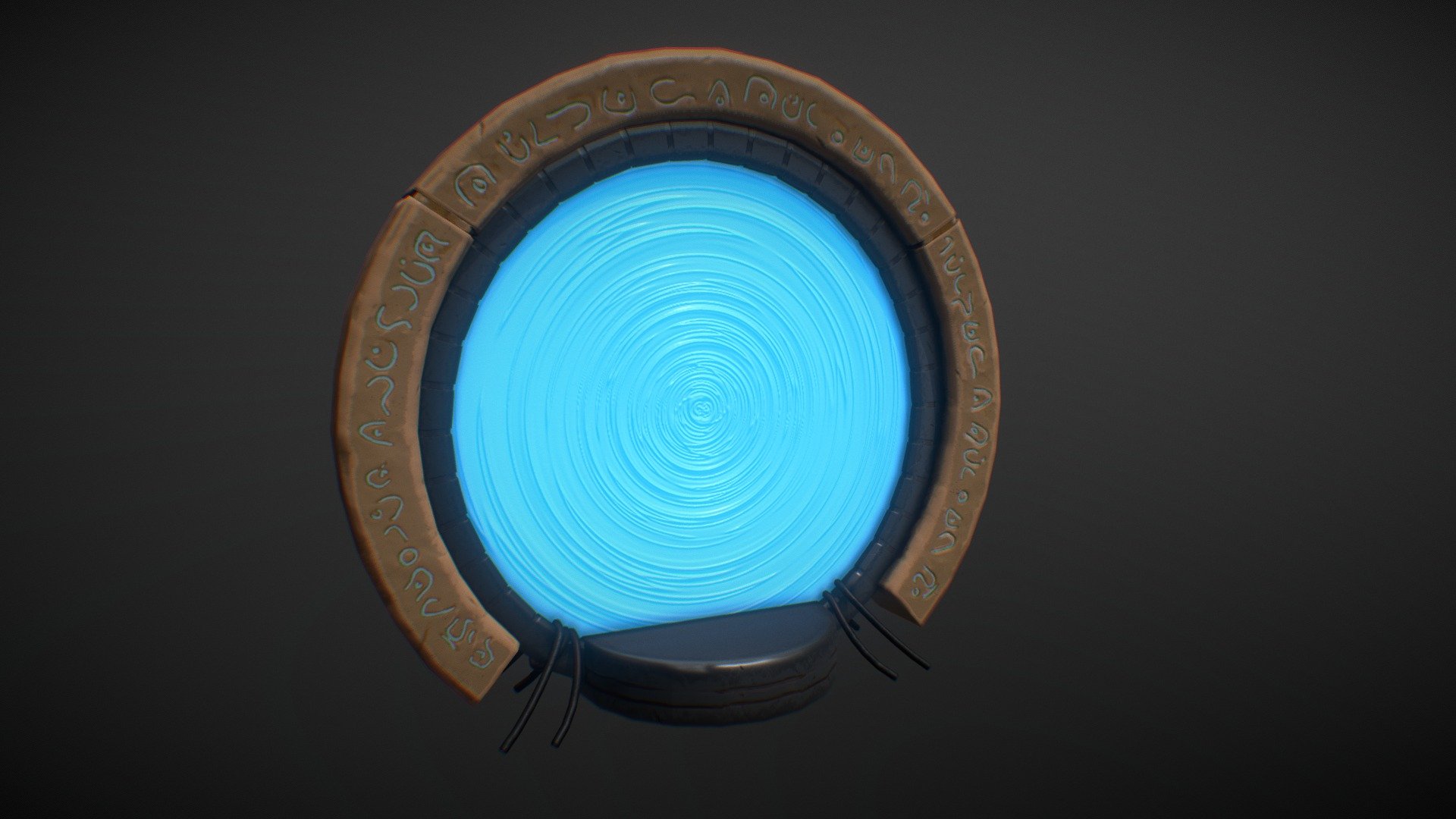 Runic Portal - 3D model by GPei [f3ff994] - Sketchfab