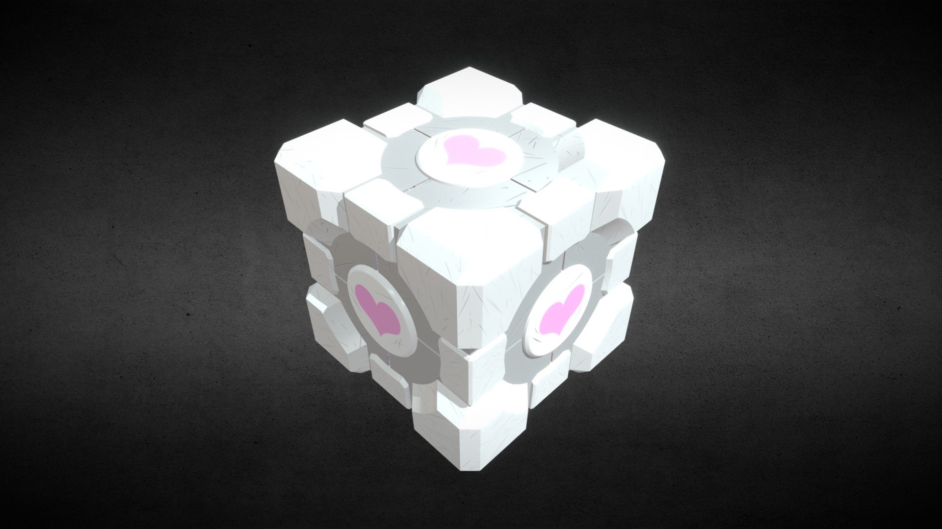 Cube Companion Portal 1 Version - 3D model by Dark forge (@dark_forge ...