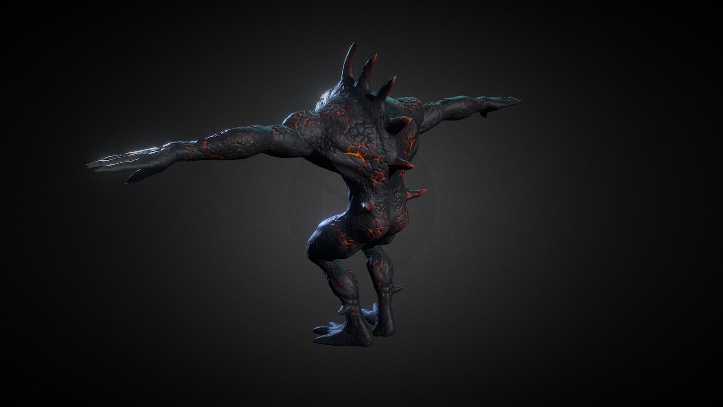 Lava Monster - 3D model by Ashok Rath (@AK_Rath) [f400759] - Sketchfab