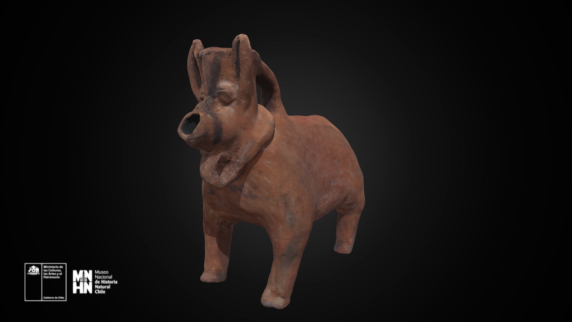 Vasija zoomorfa mapuche - Download Free 3D model by Museo Nacional de ...