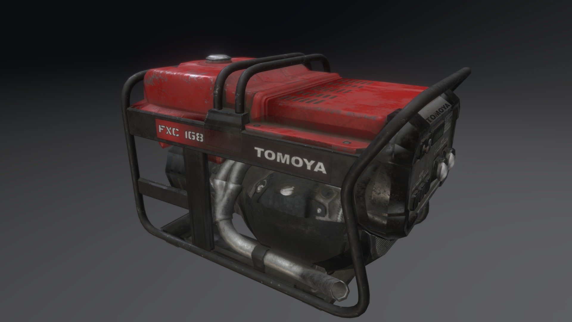 Portable Generator - Buy Royalty Free 3D model by Guillermo T ...