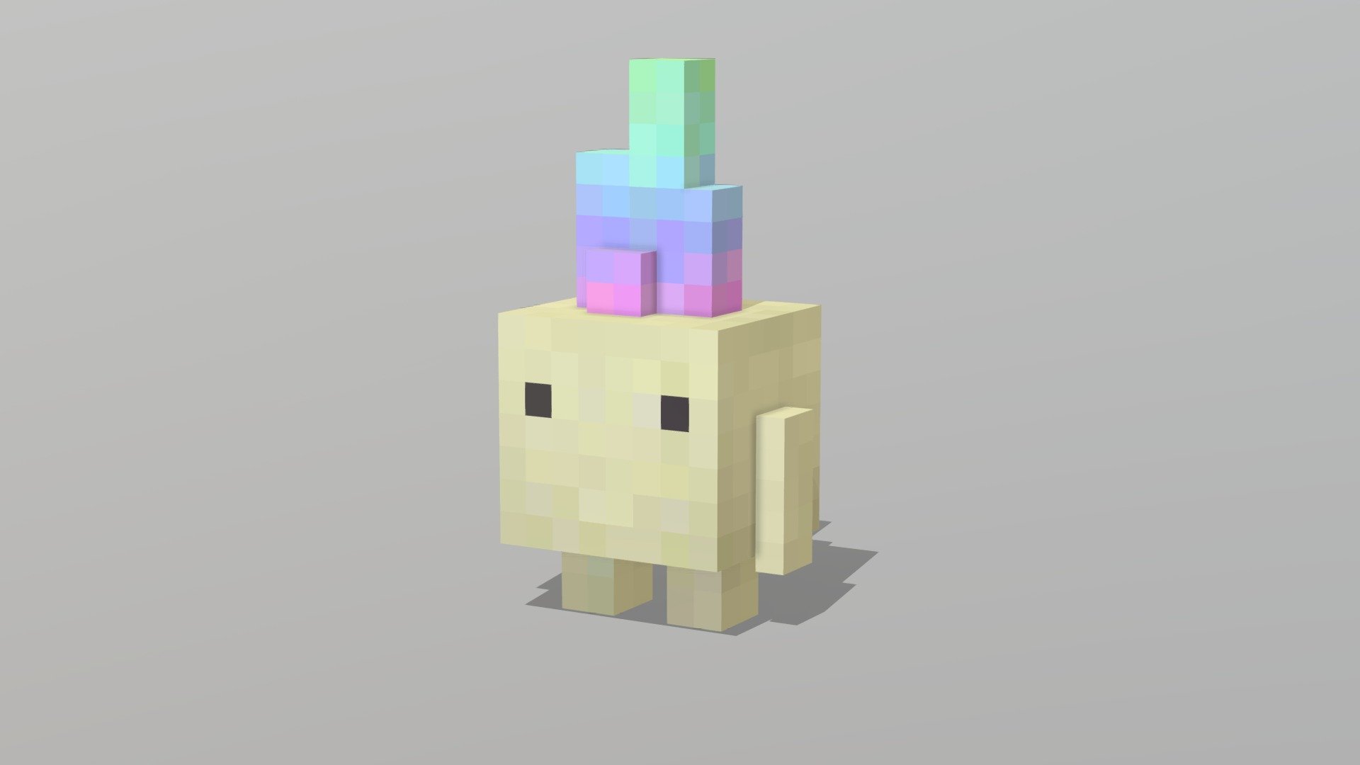 Crystalized golem (Minecraft) - 3D model by geni_o_o [f403c28] - Sketchfab