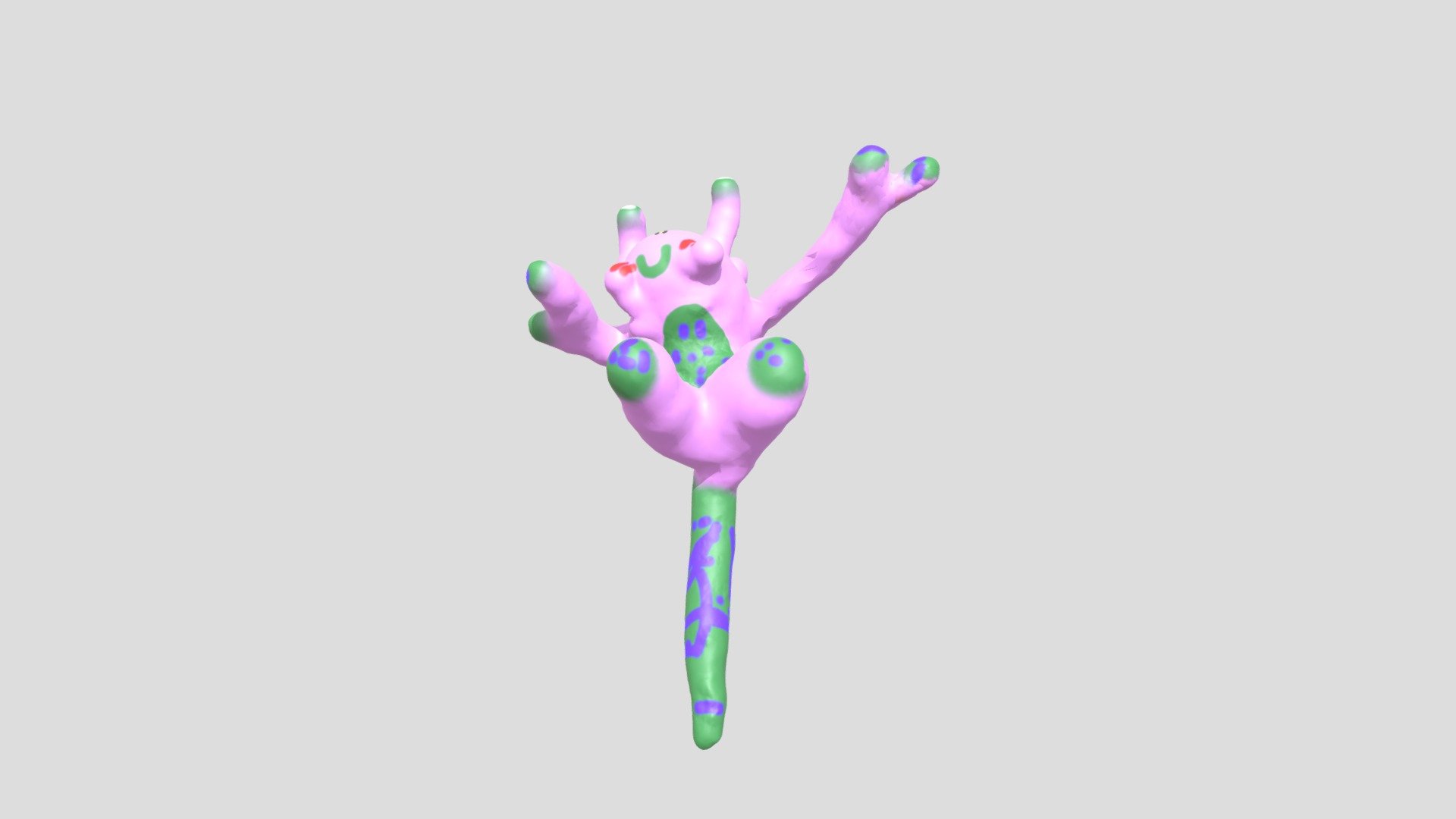 uwu monster man - 3D model by uwuebetch [f404950] - Sketchfab