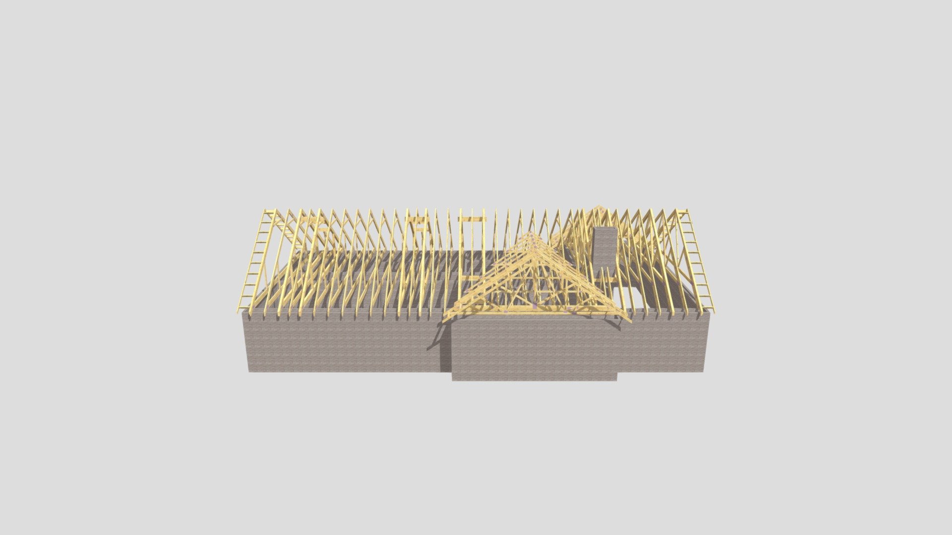 Halpin House_attic_roof REV A - Download Free 3D model by Dermf ...