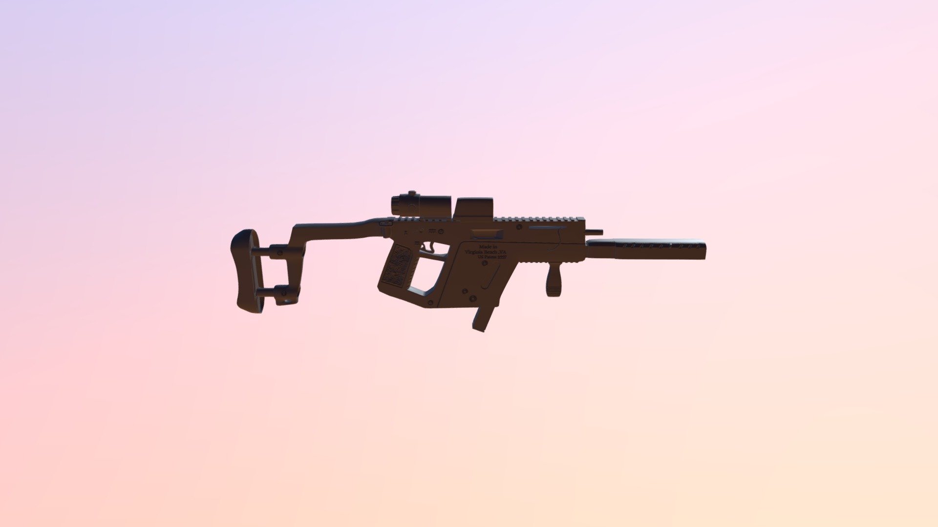 Kriss Vector - 3D model by PlattIntroTo3d [f408344] - Sketchfab