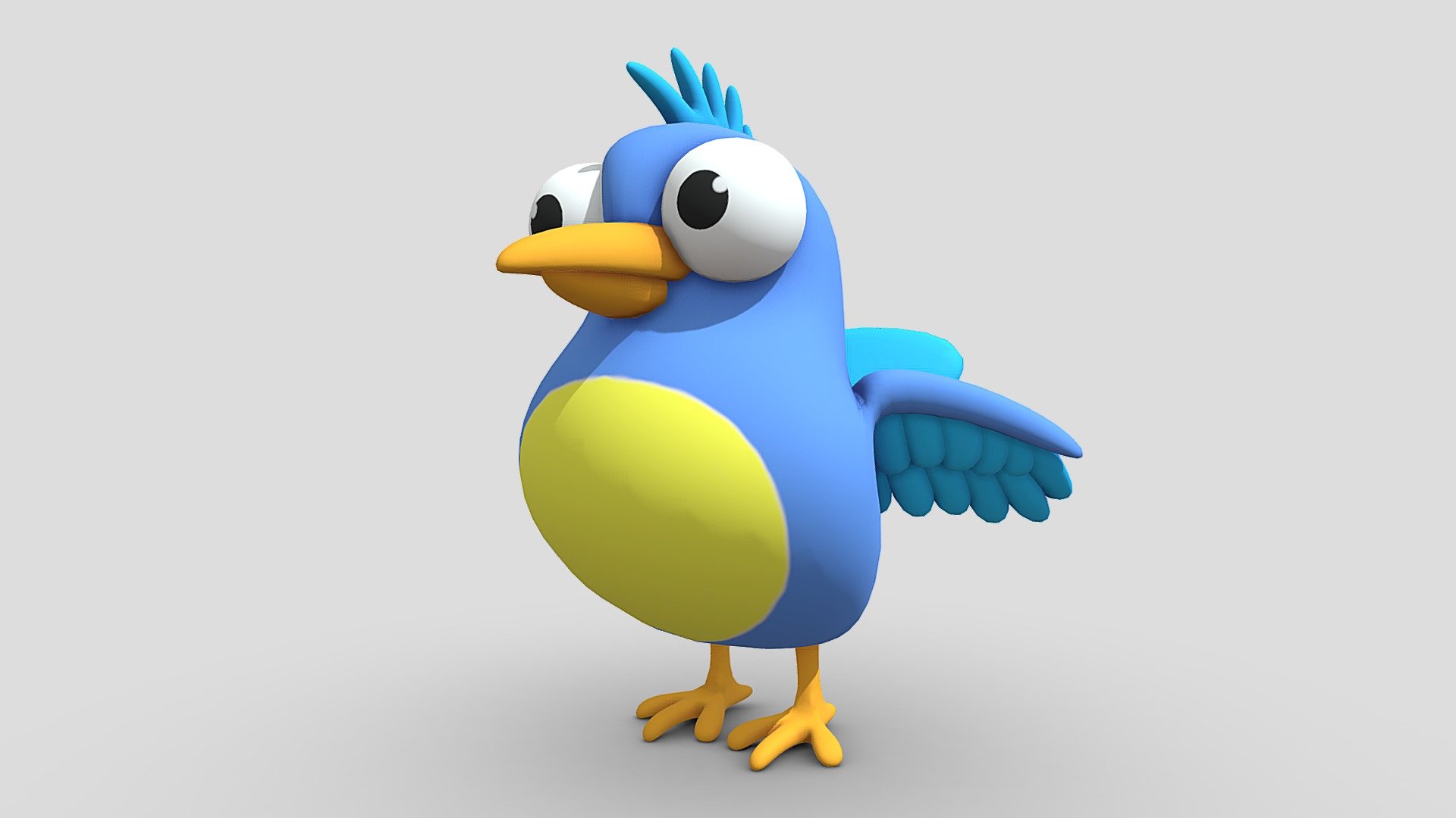 Cartoon Bird - Download Free 3D model by assetfactory [f408b87] - Sketchfab