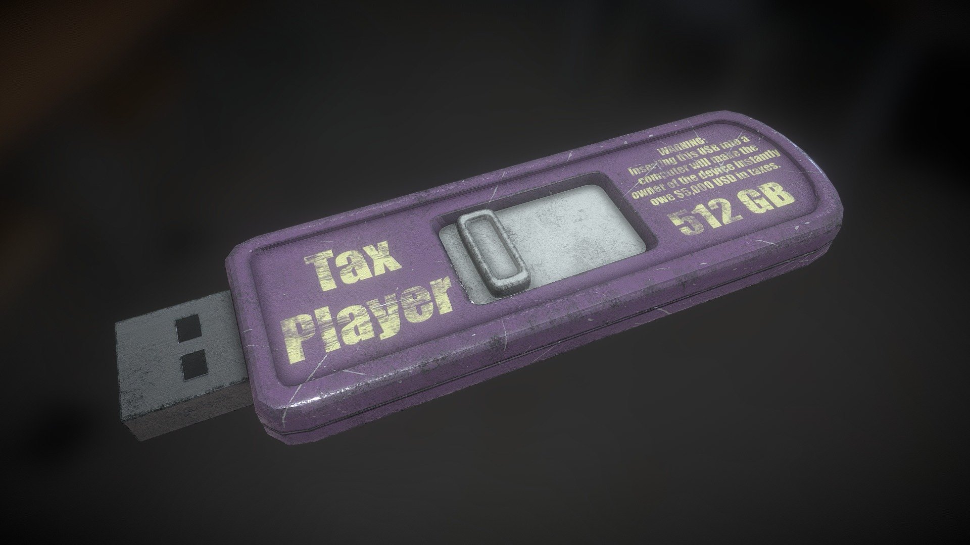 USB Model || Tax Player - 3D model by Rungurs24 [f40ac8c] - Sketchfab