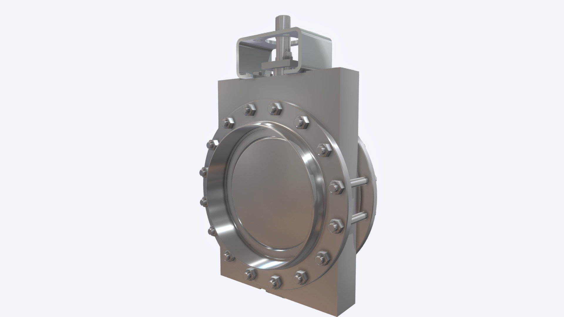 Gate Valve - 3D model by RES Team (@rusatom) [f40b5dc] - Sketchfab