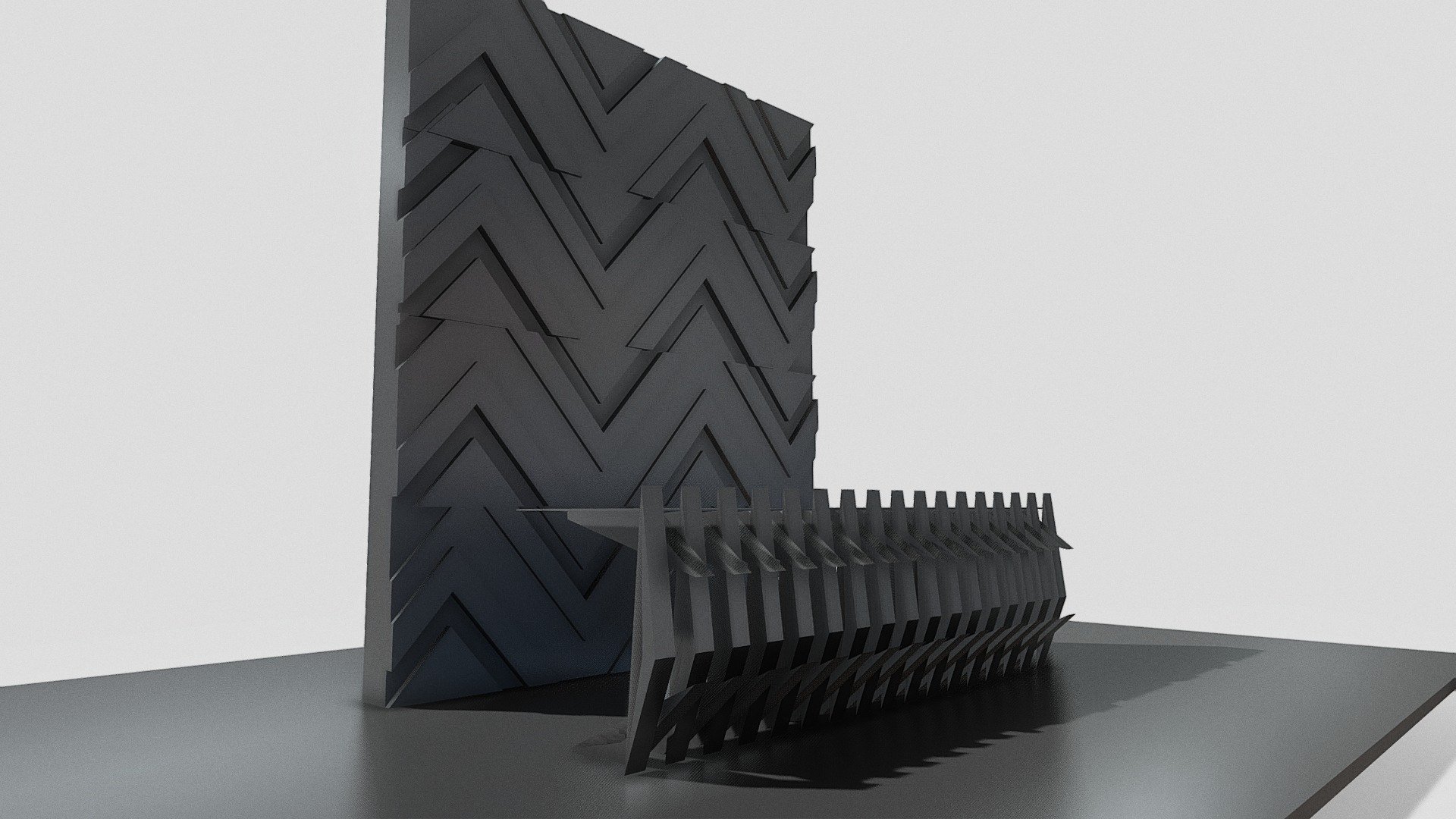 Back desk front desk - 3D model by joalejandrogarciag [f40baf5] - Sketchfab