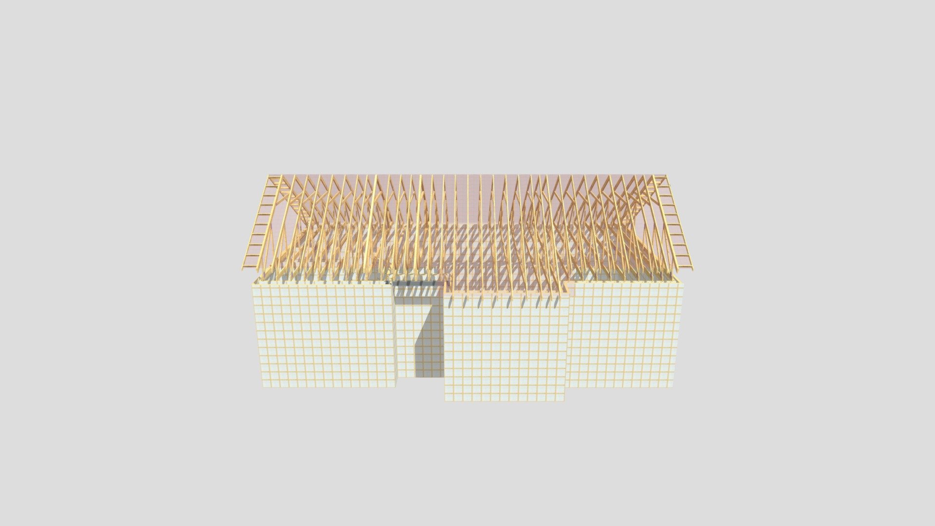 House_-_ Roof_ Design - 3D model by RoofTrusses2023 [f40c2a1] - Sketchfab