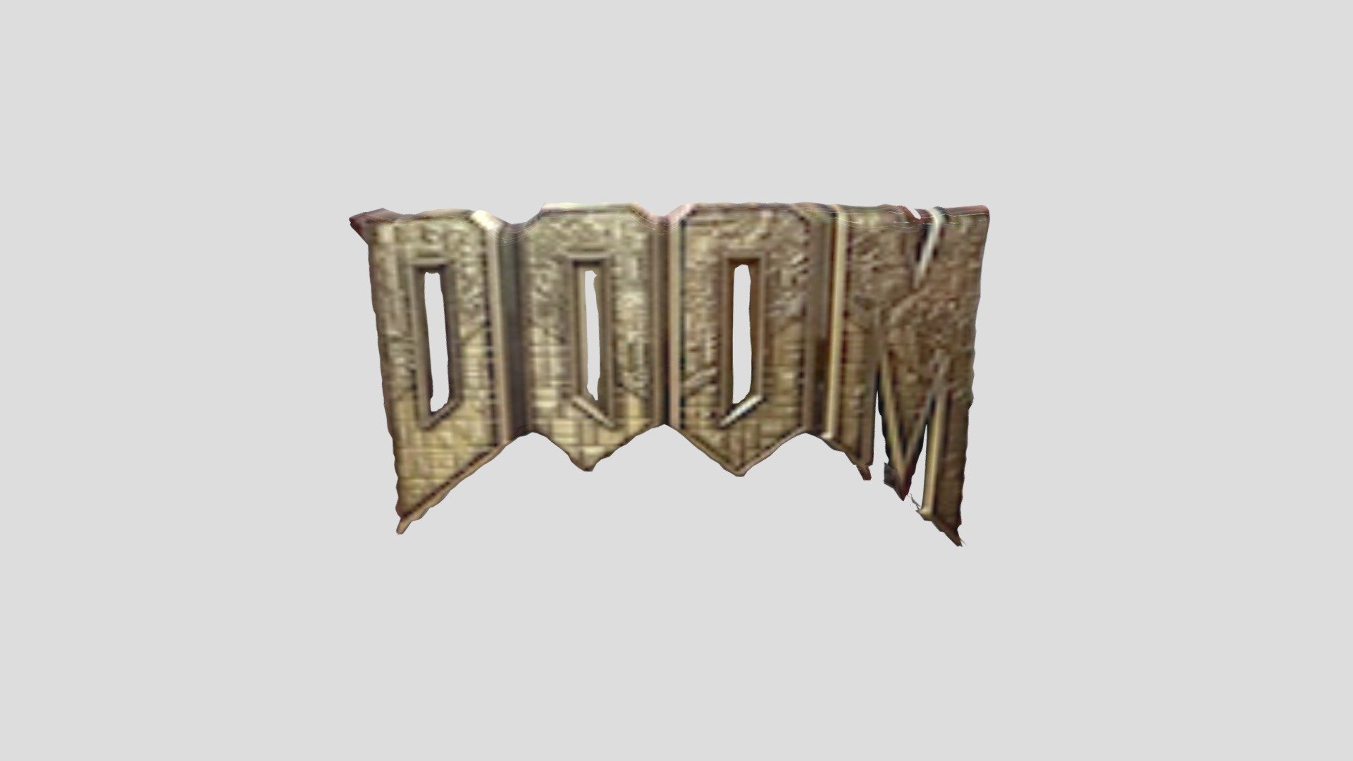 Logo Doom - 3D model by Guillermo Gutiérrez (@ggutierrez241) [f40c89d ...