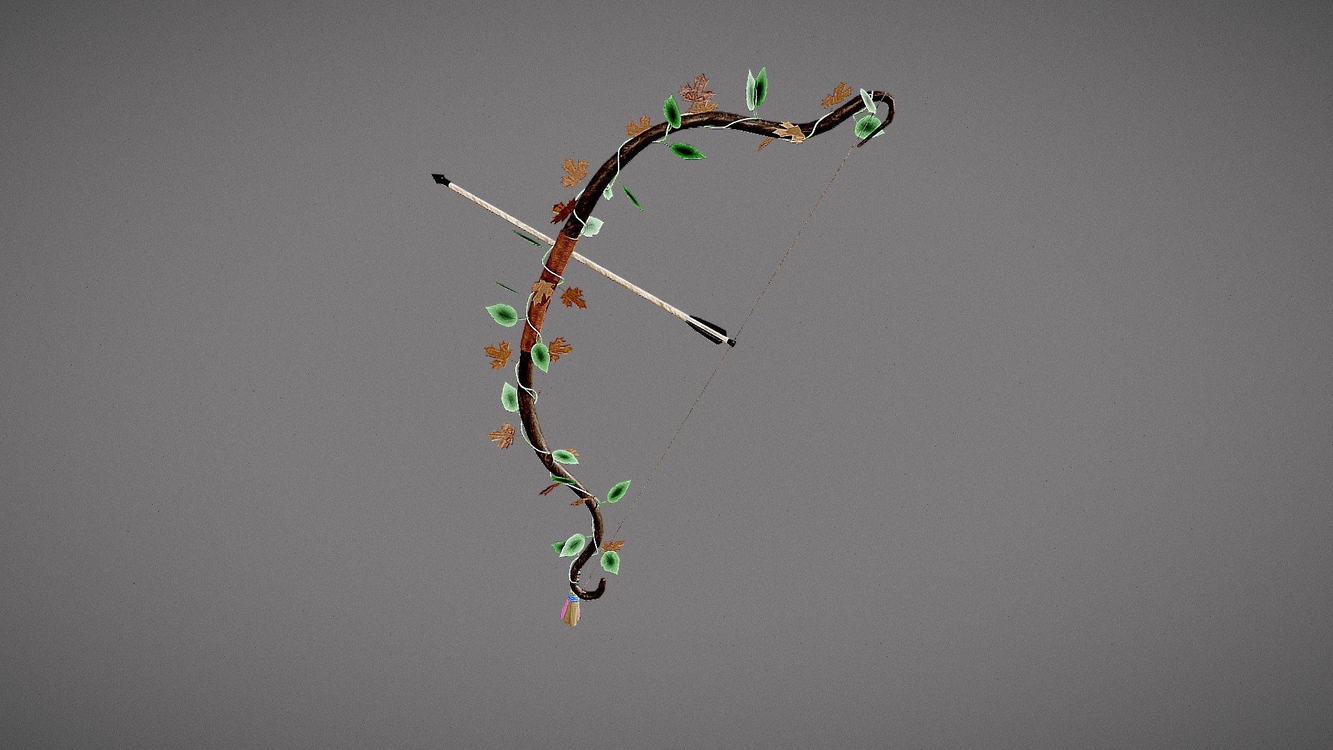 Druid Bow and Arrow - 3D model by SavannahHarris [f40ce87] - Sketchfab