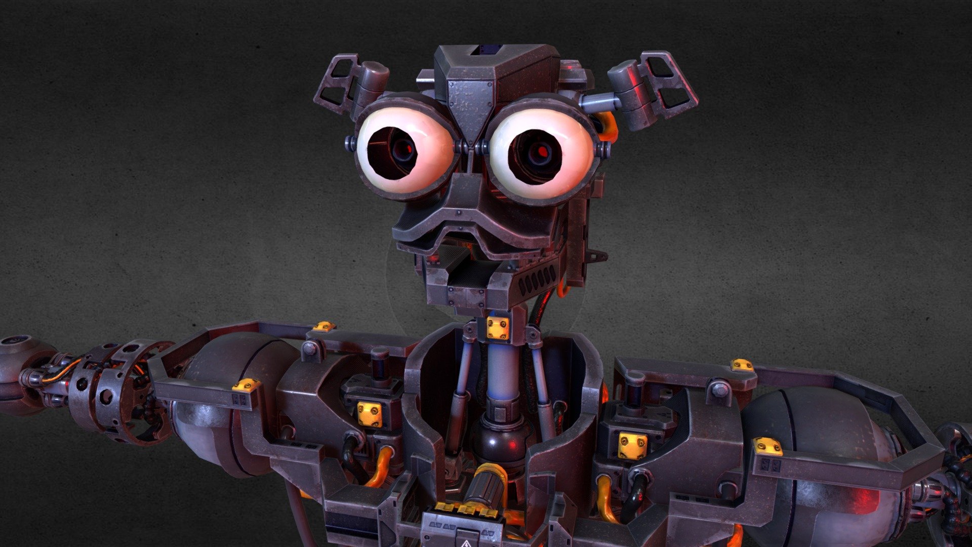 Glamrock Endoskeleton - Download Free 3D model by Mr. Snark (@Mr-Snark ...