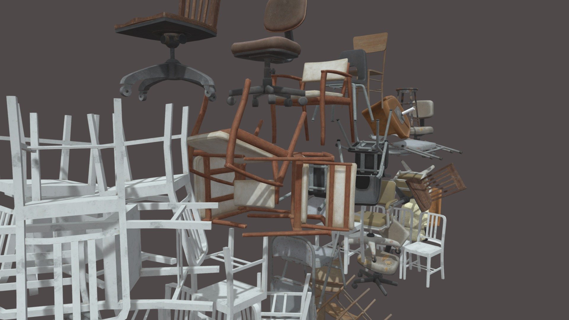 Poppy Playtime 4 Chairs Pack 1 - Download Free 3D model by FuzerGamesTV ...
