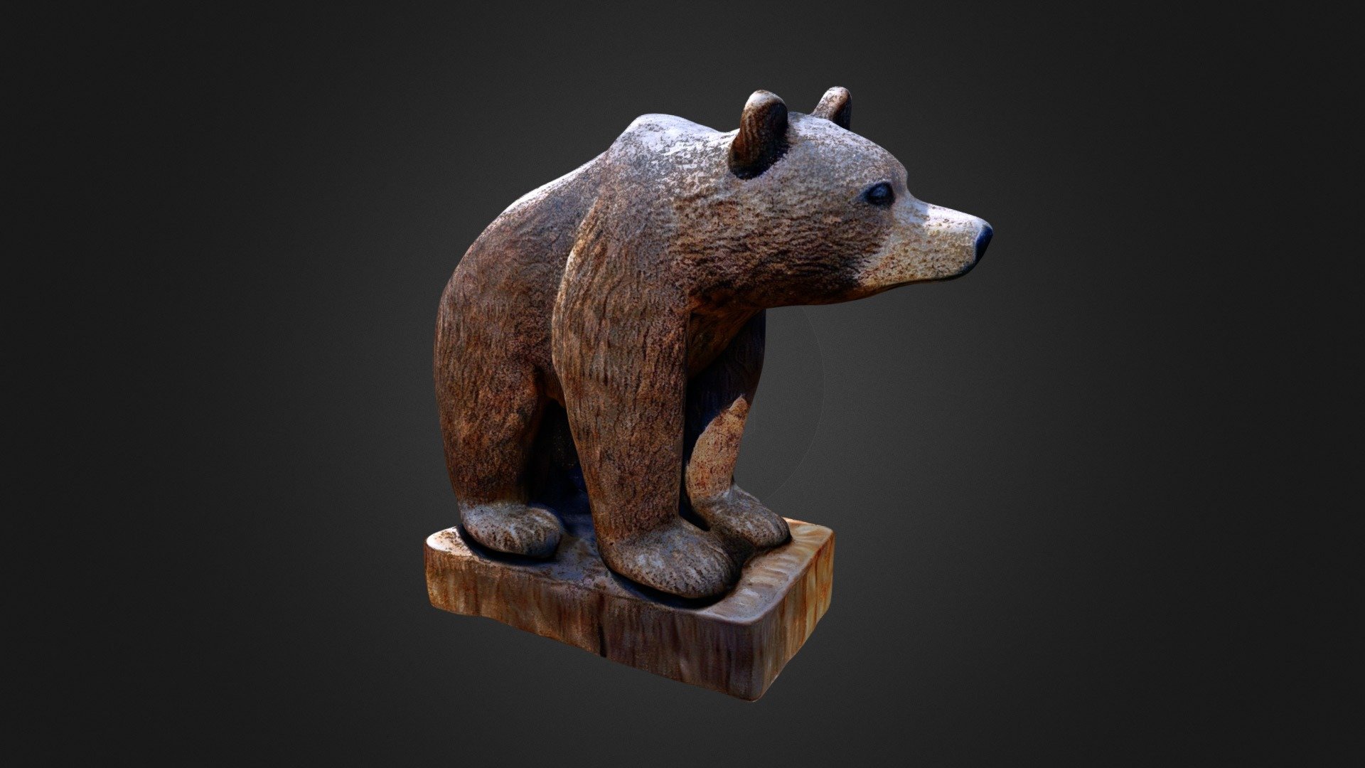 wooden bear sculpture - Download Free 3D model by vicente betoret ferrero (@deathcow) [f40d862 ...
