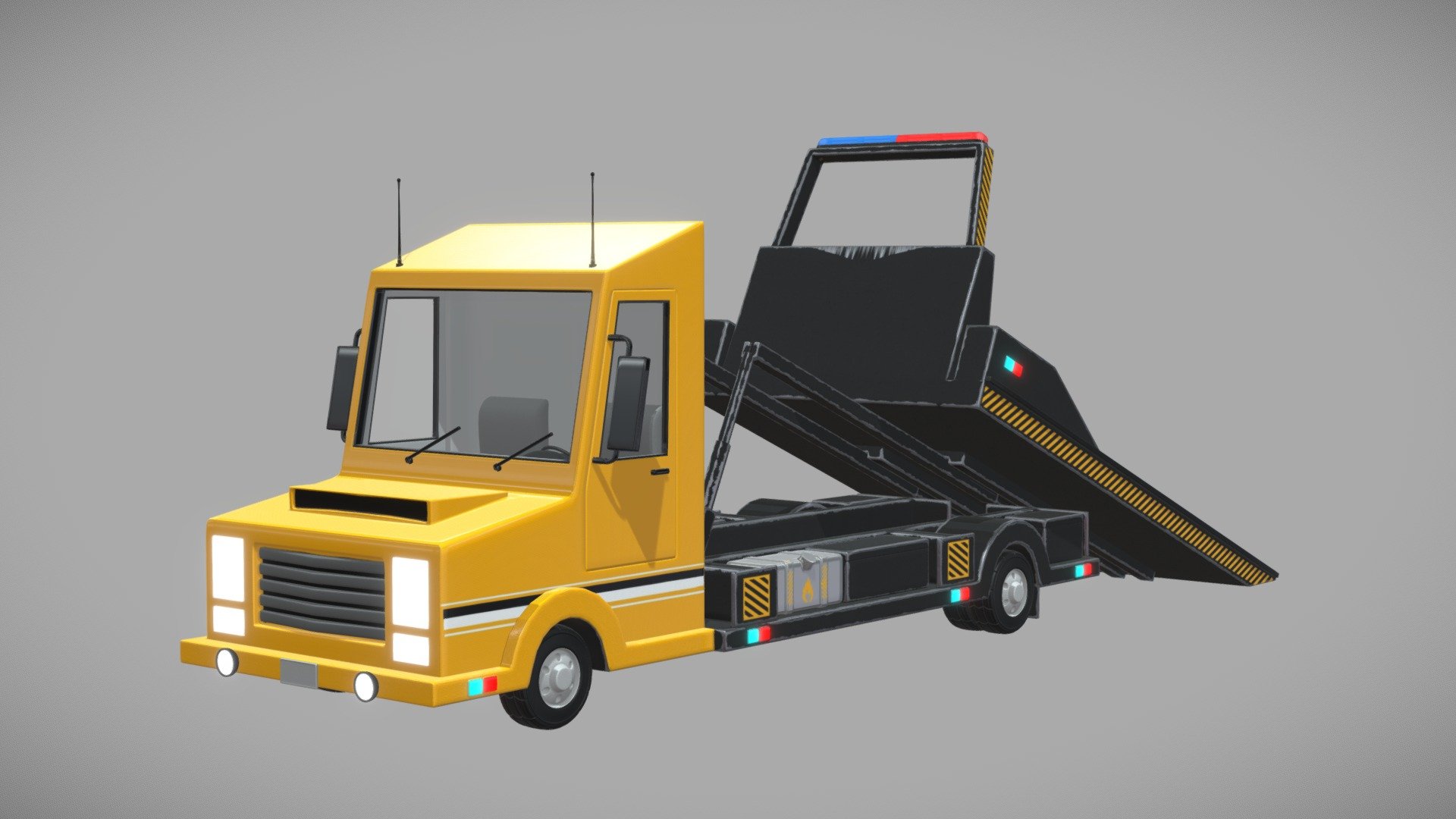 Tow_Truck - Buy Royalty Free 3D model by kisond [f40e7c1] - Sketchfab Store