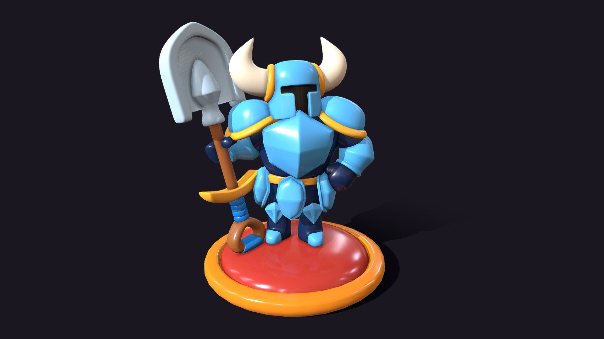 Shovel Knight - 3D model by dancingwendigos [f40fc52] - Sketchfab