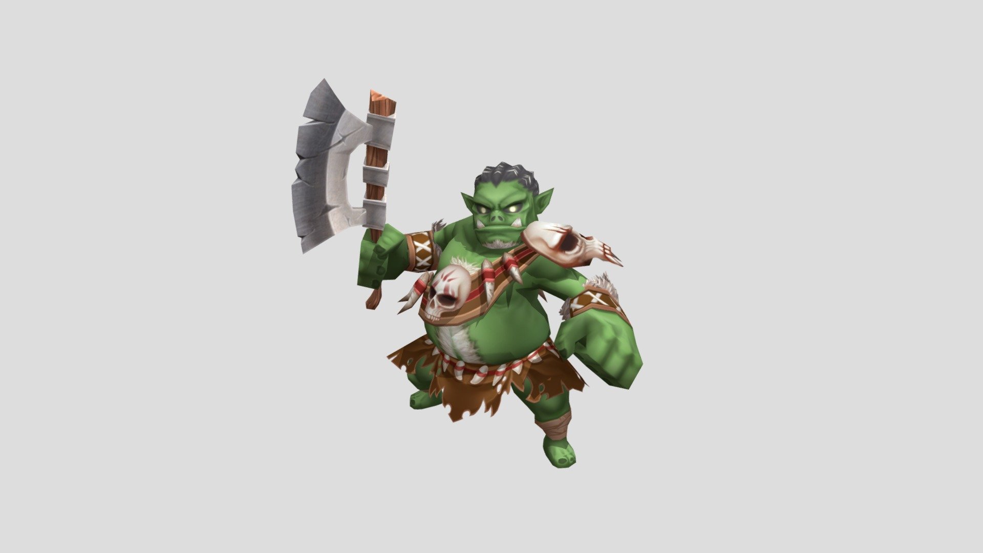 Casual RPG Monster - 19 Orc - 3D model by jjstudio [f411a52] - Sketchfab