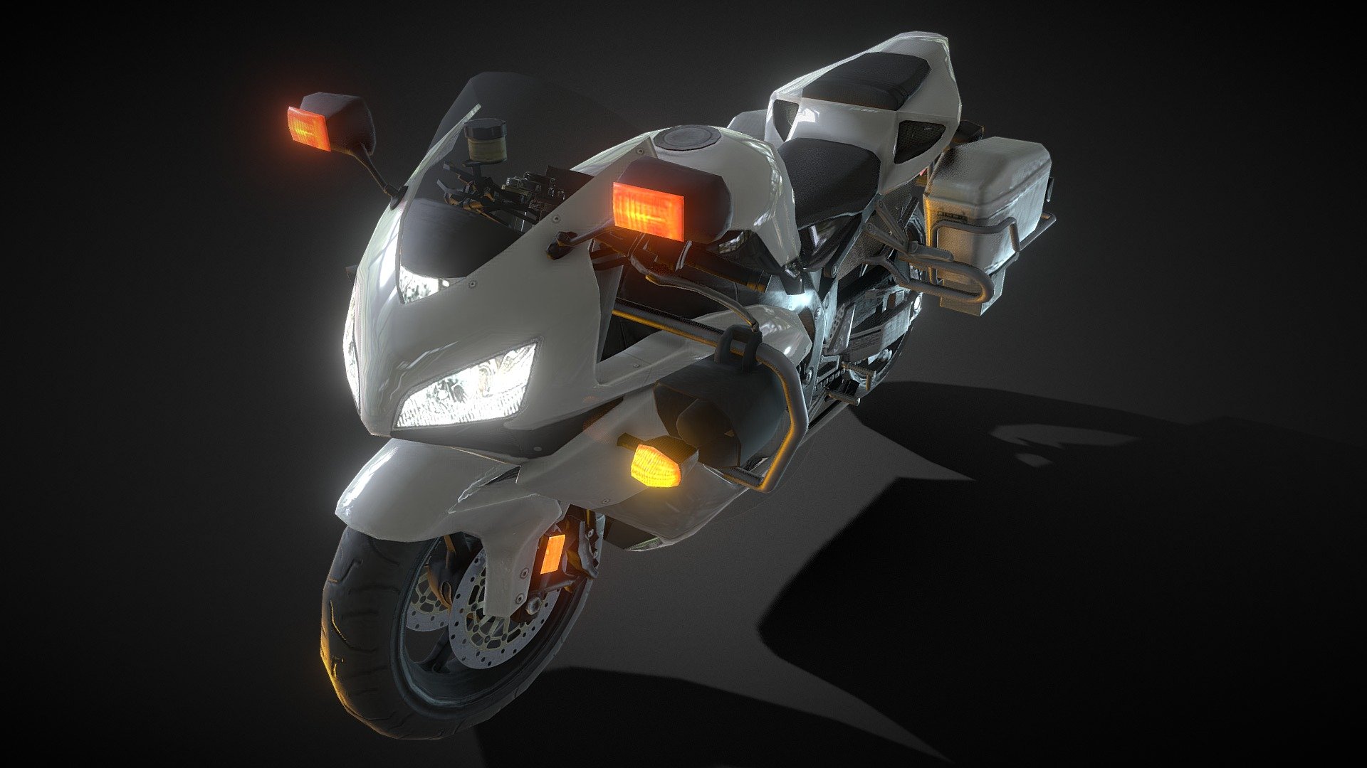 TW Police Motorbike 001 - Buy Royalty Free 3D model by animod [f414685 ...