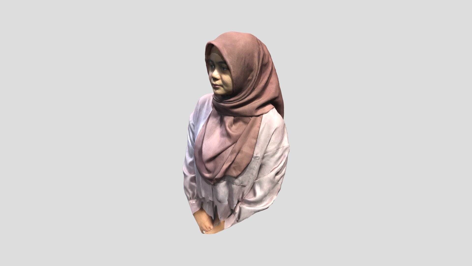 Hijab women - 3D model by _nursofiyah [f4162e8] - Sketchfab