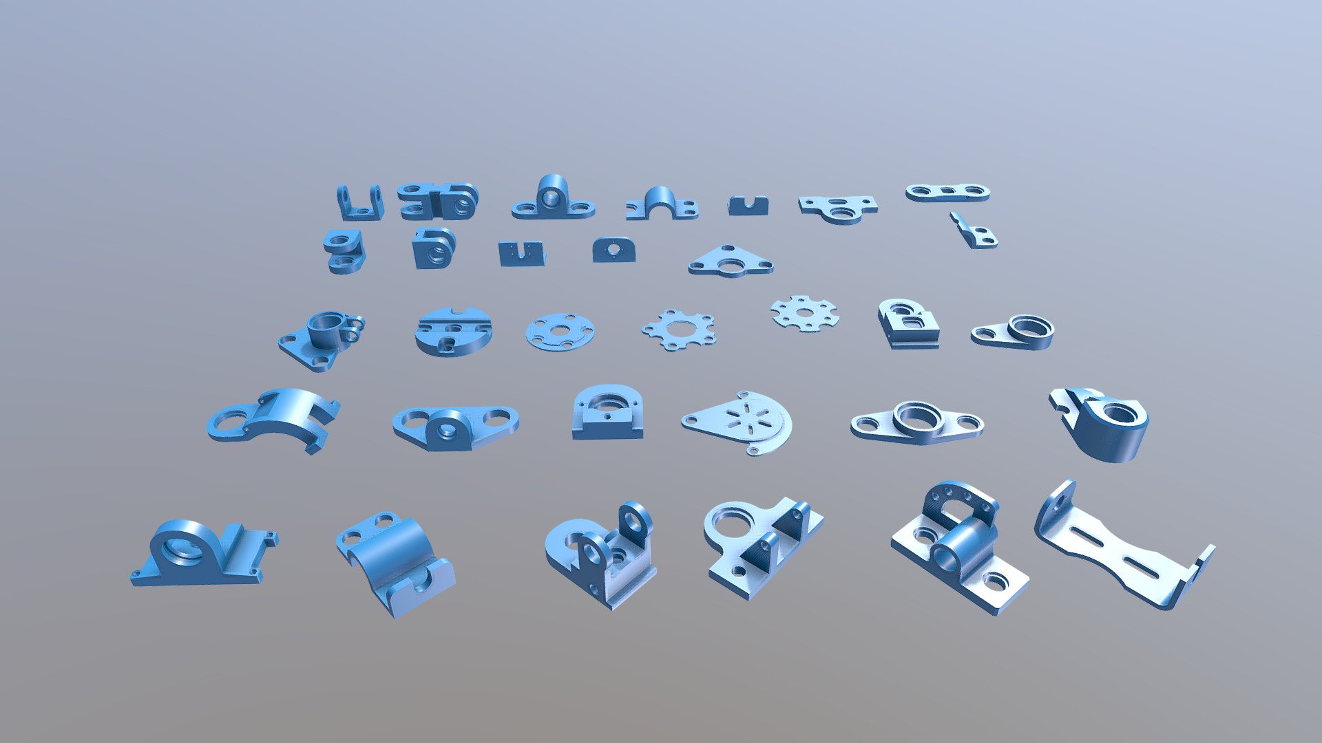 Mechanical Kitbash #1 - 3D model by One Potato Kingdom Studio ...