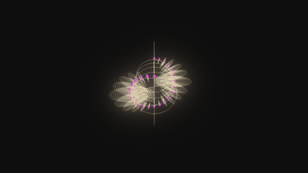 Helix wave with rings - 3D model by hannah.vh [f419b98] - Sketchfab