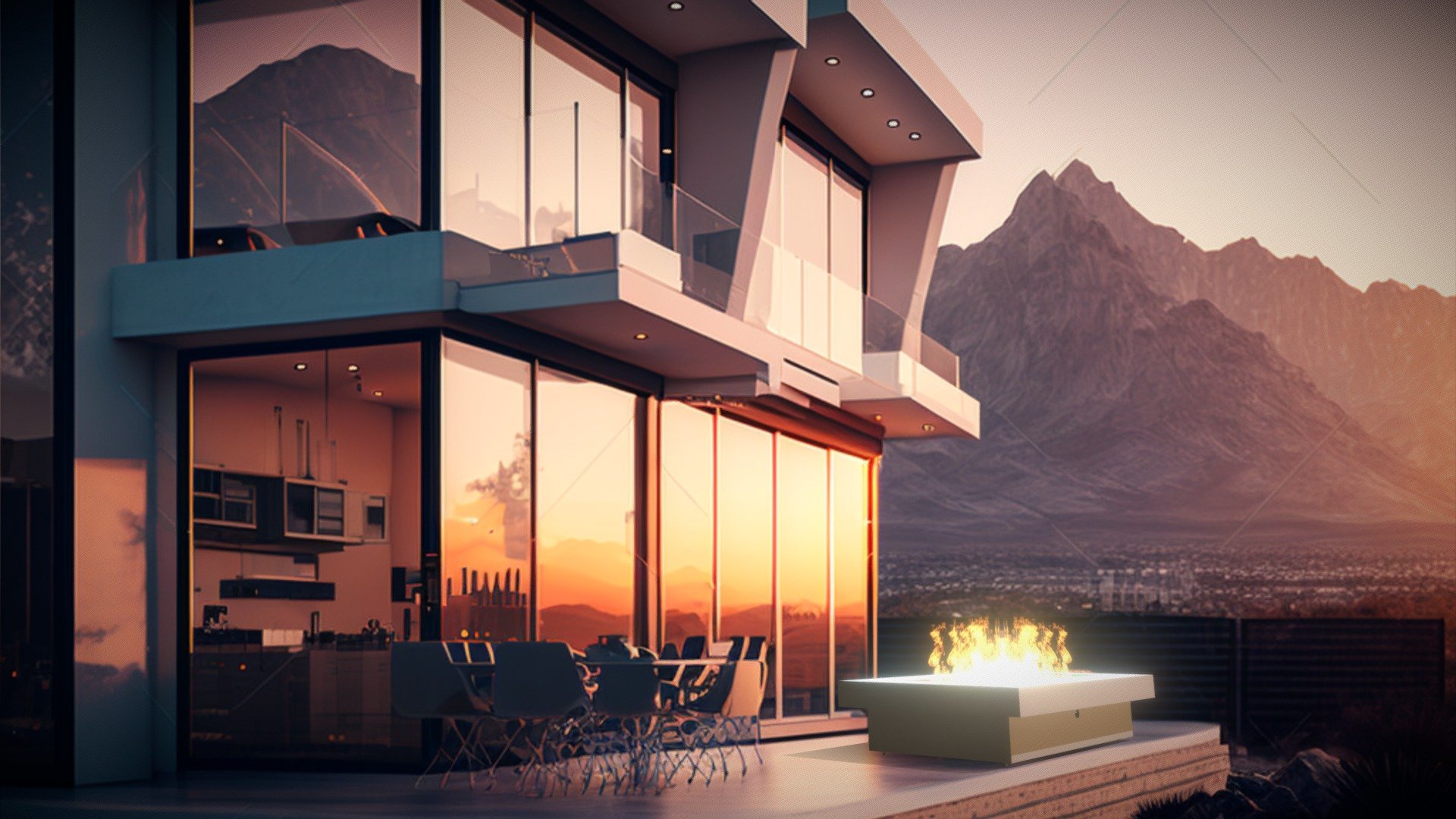 84in X 46in Fortis Render MONTANA FIRE PITS - 3D model by Montana Fire ...