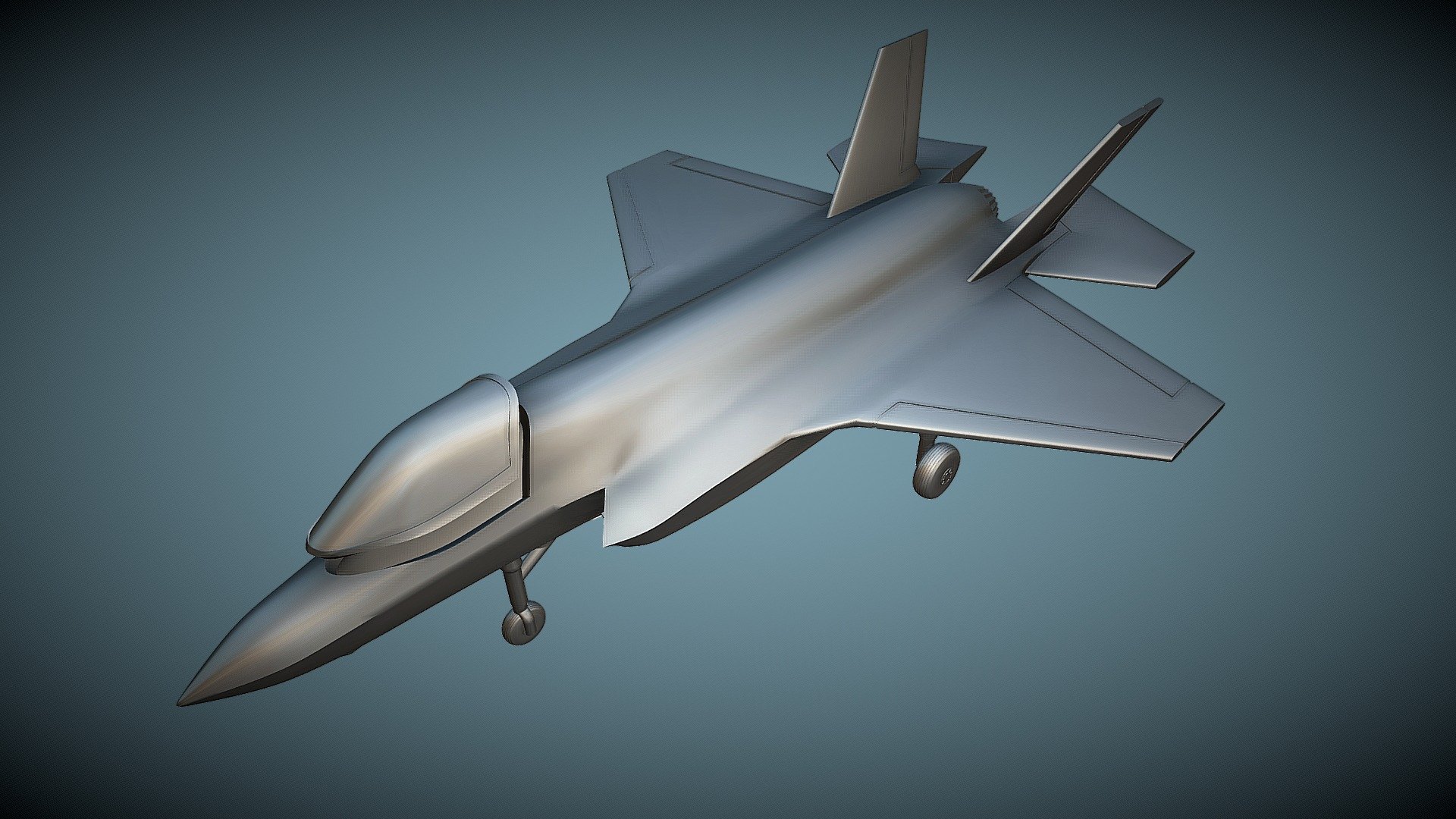 Lockheed Martin F-35B Lightning II - Printable - Buy Royalty Free 3D ...
