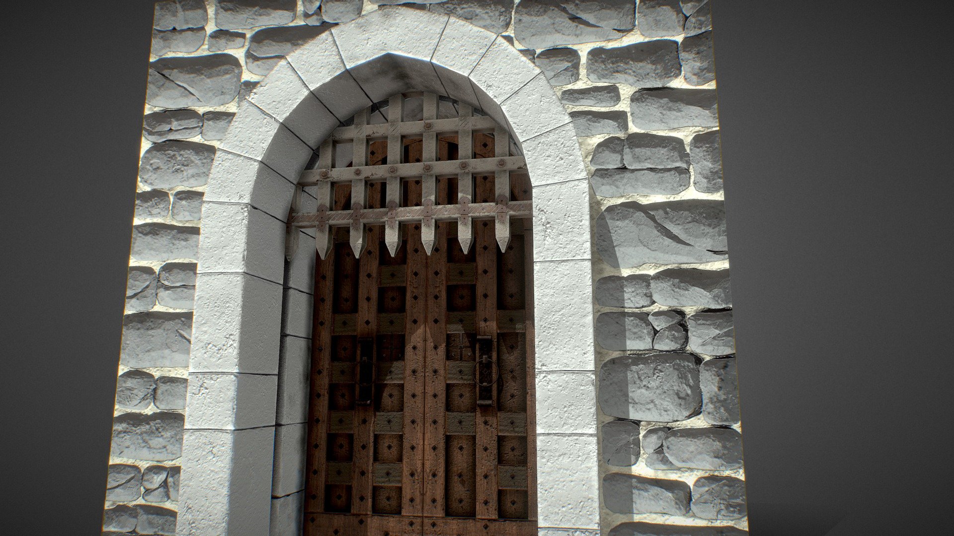Medieval Gates - 3D model by oksana_grym [f41ceb0] - Sketchfab