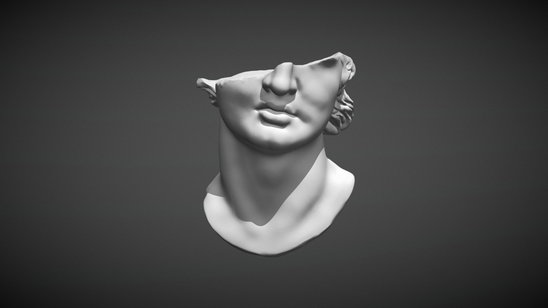 Colossal head of a youth - 3D model by Jirka Tyrol (@buttertoxic ...