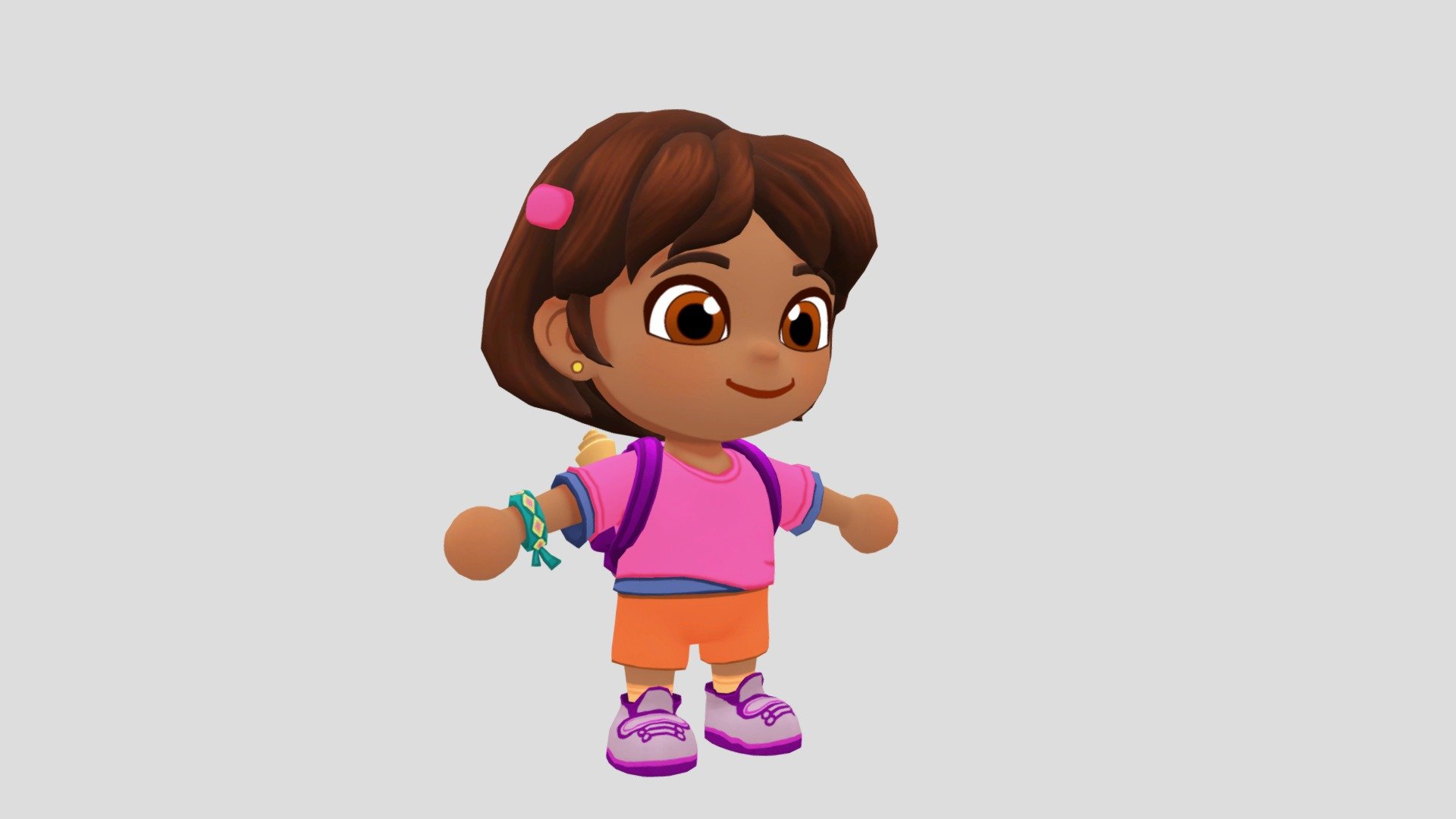 Dora (Nick Jr Party Adventure) - Download Free 3D model by Samgy [f41e33d] - Sketchfab