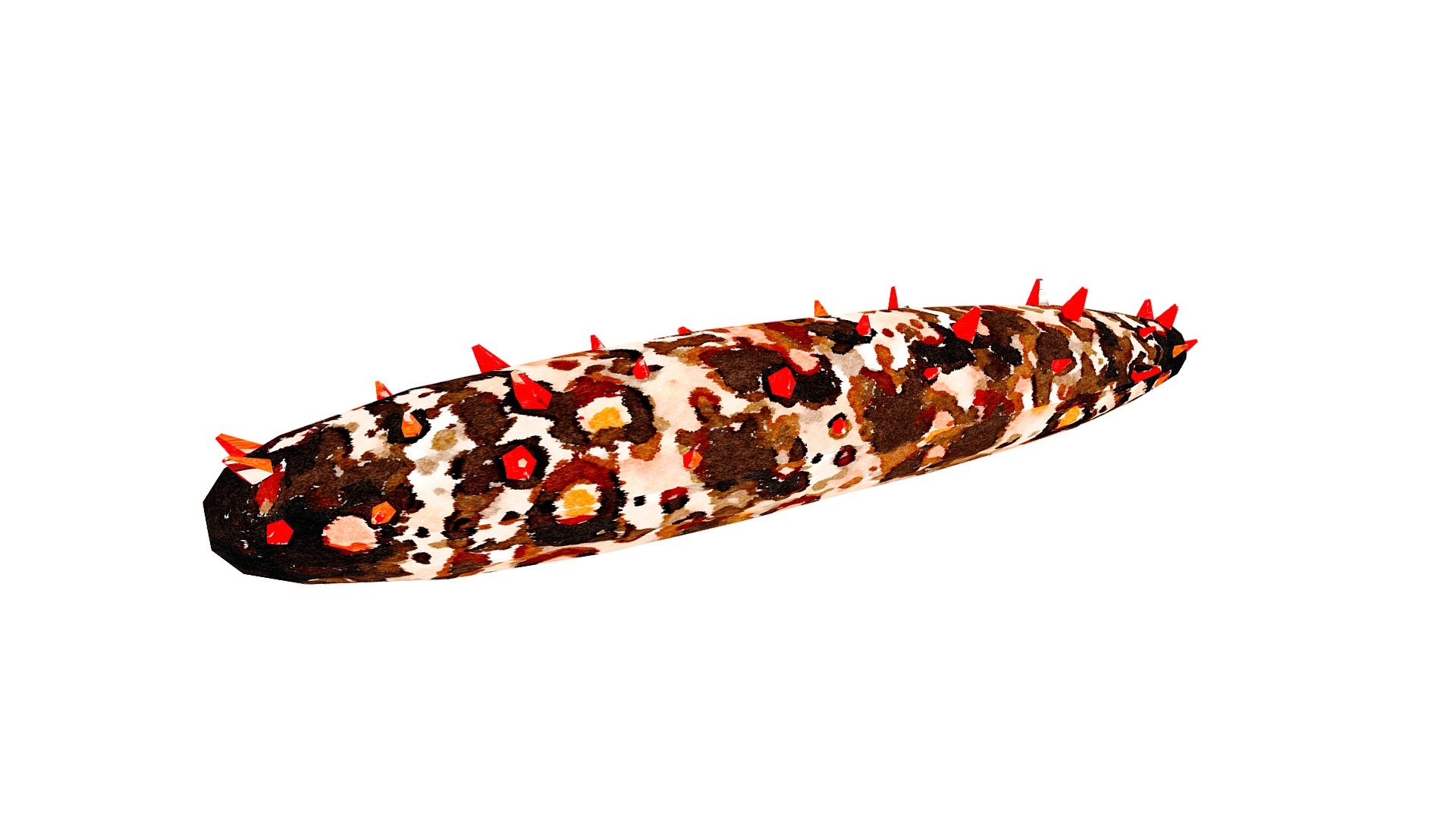 Sea Cucumber Illustration - 3D model by josluat91 [f41f0a3] - Sketchfab